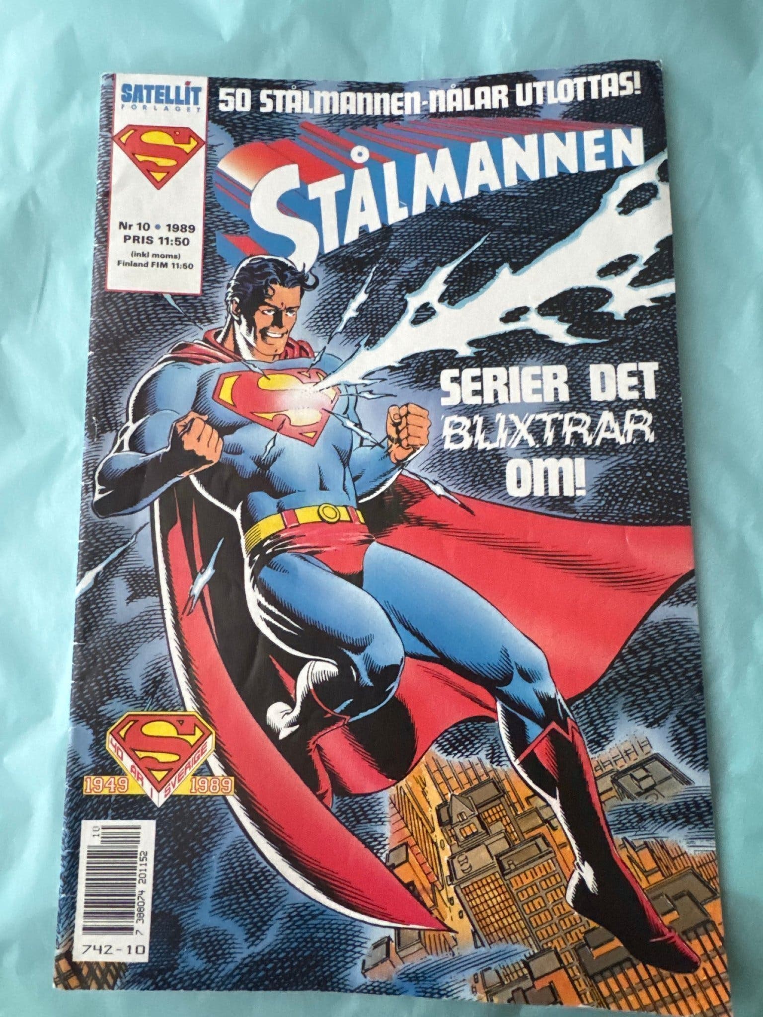 Stålmannen serietidning nr 10 - 1989 | Köp på Tradera (712421614)