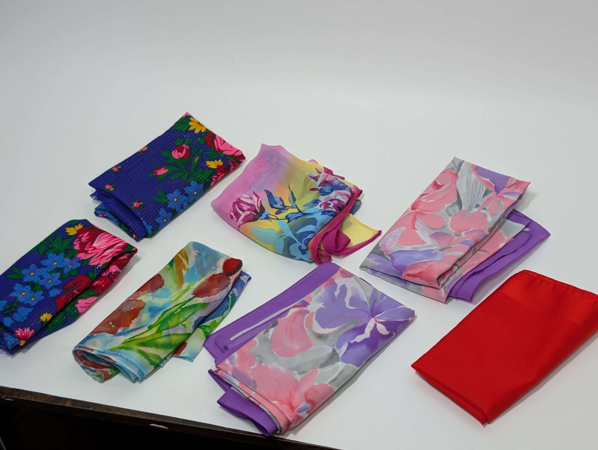 Sju sjaletter med blommi.. | Köp från RagnarsAllservice på Tradera ...