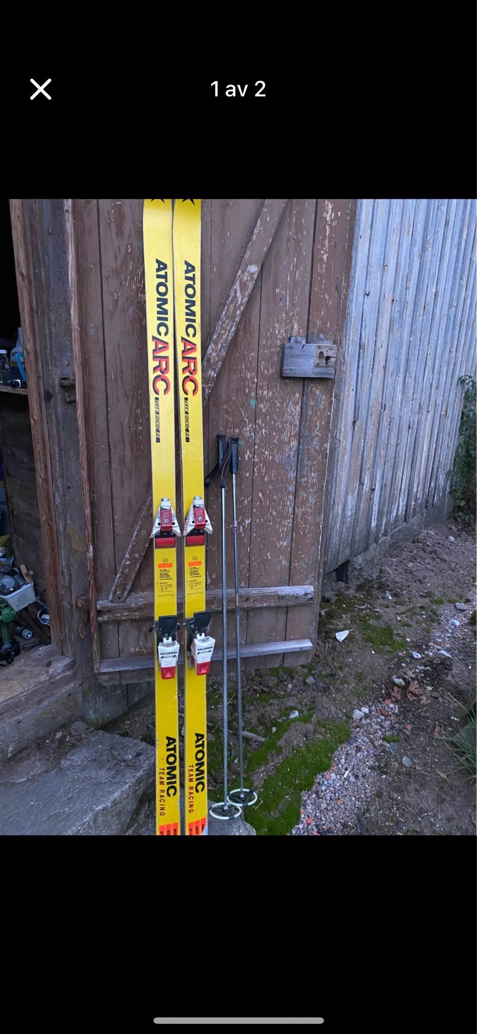 Atomic ARC Skidor med stavar | Köp på Tradera (710697315)