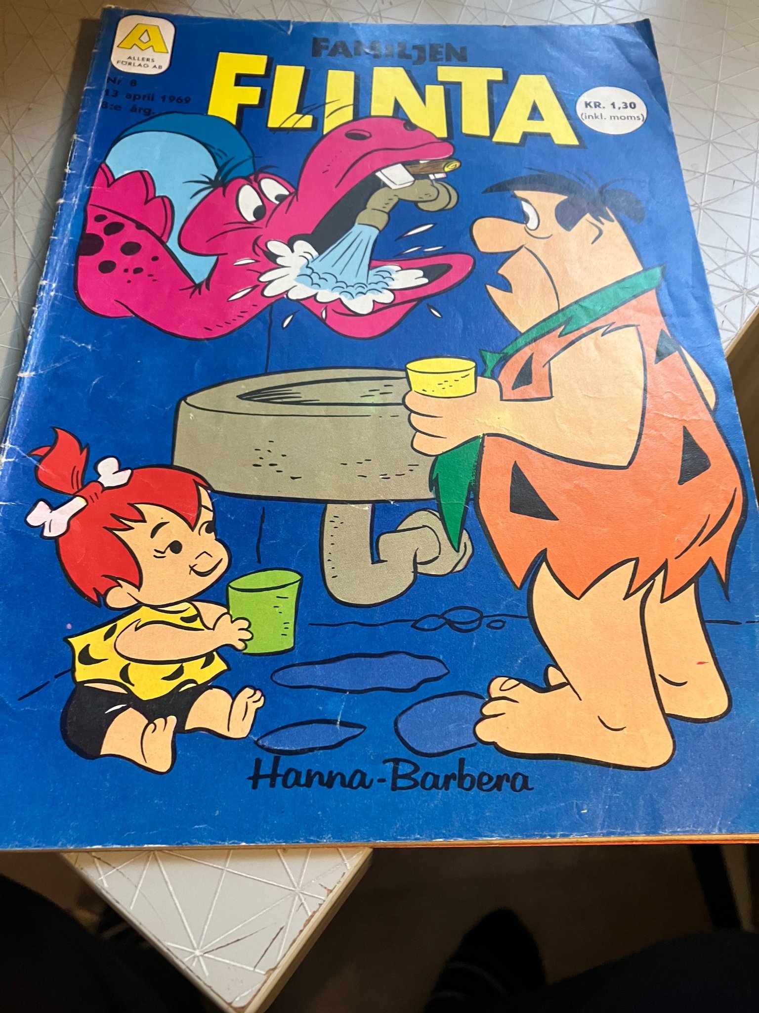 Familjen Flinta, Hanna-Barbera, 1969/8 | Köp på Tradera (700464208)