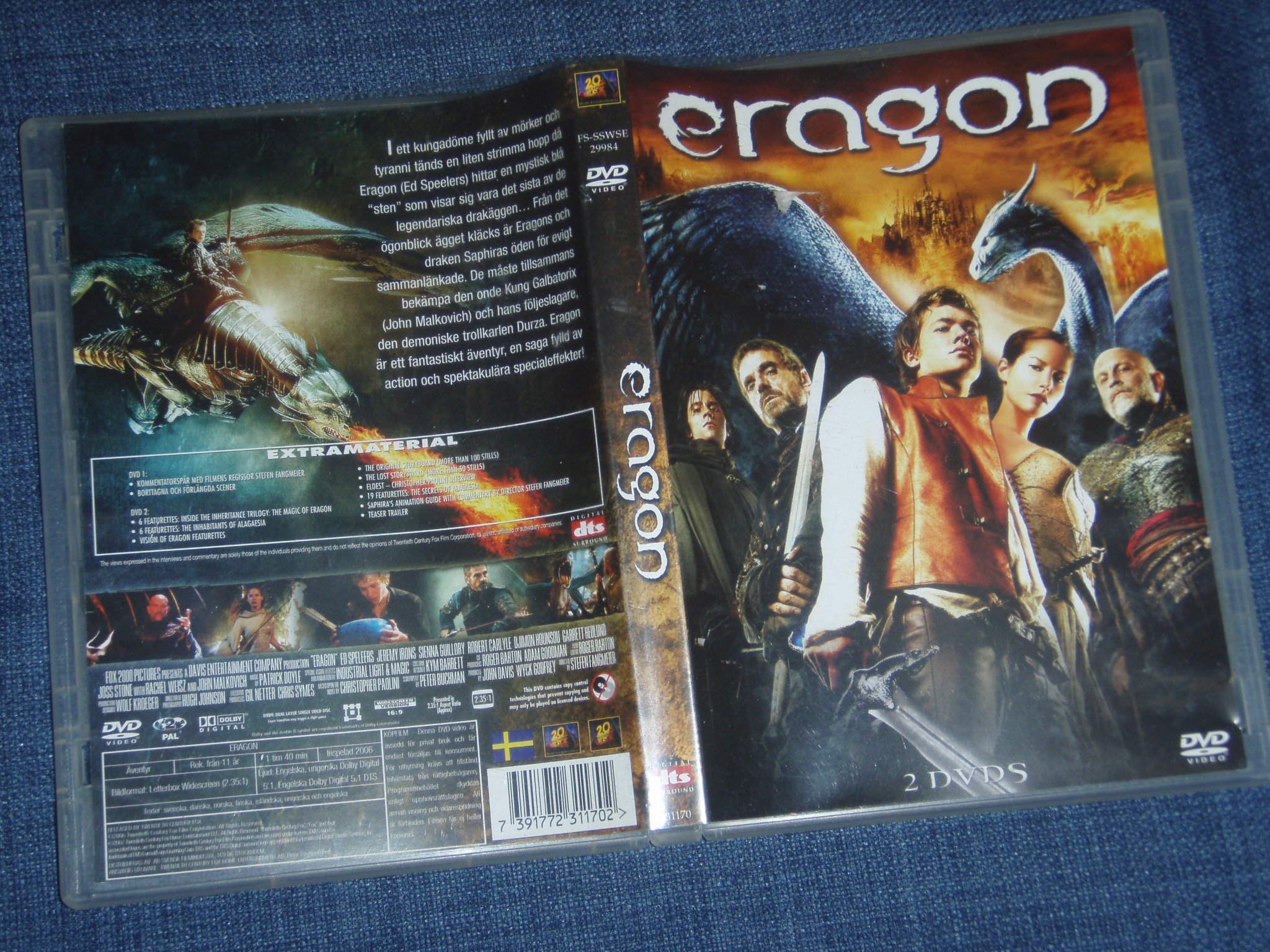 Eragon DVD Engelskt ljud & svensk text | Köp på Tradera (709145323)