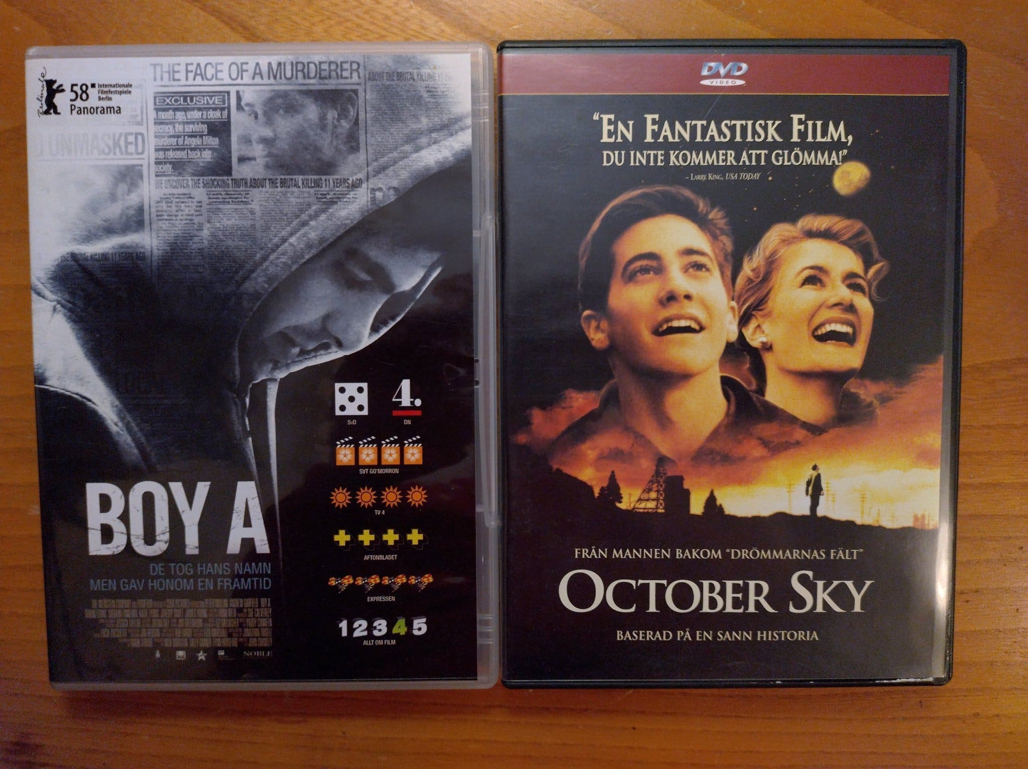 2 DVD Boy A och October Sky | Köp på Tradera (661650416)