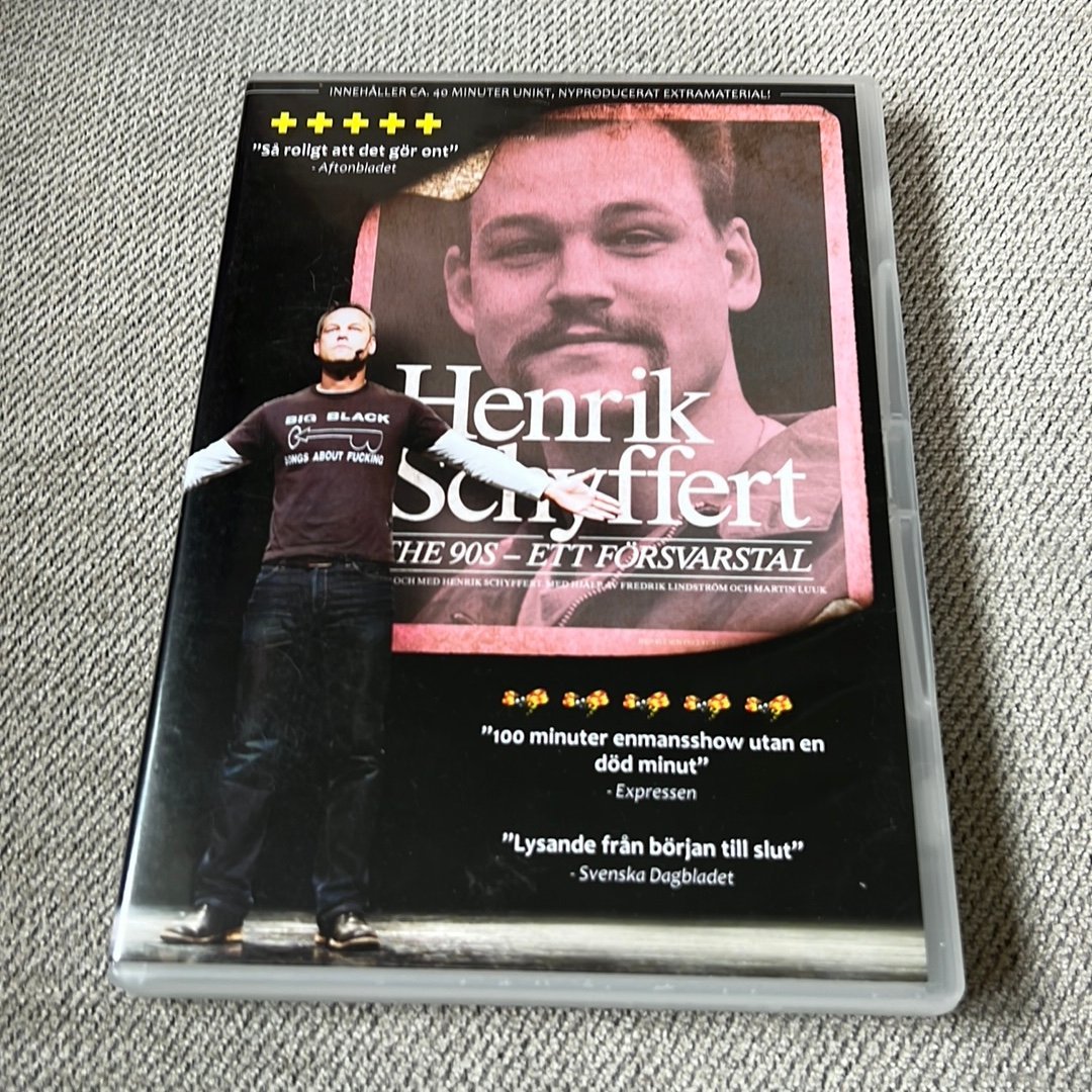 Humor-dvd: Henrik Schyffert: THE 90’S - ETT FÖR.. | Köp på Tradera ...