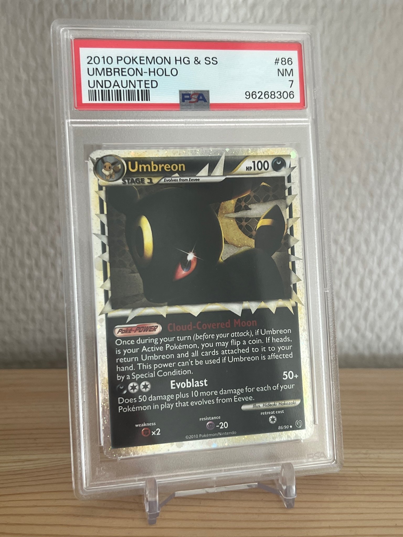 2010 Pokemon HG & SS Umbreon-Holo Undaunted PSA 7 | Köp på Tradera ...