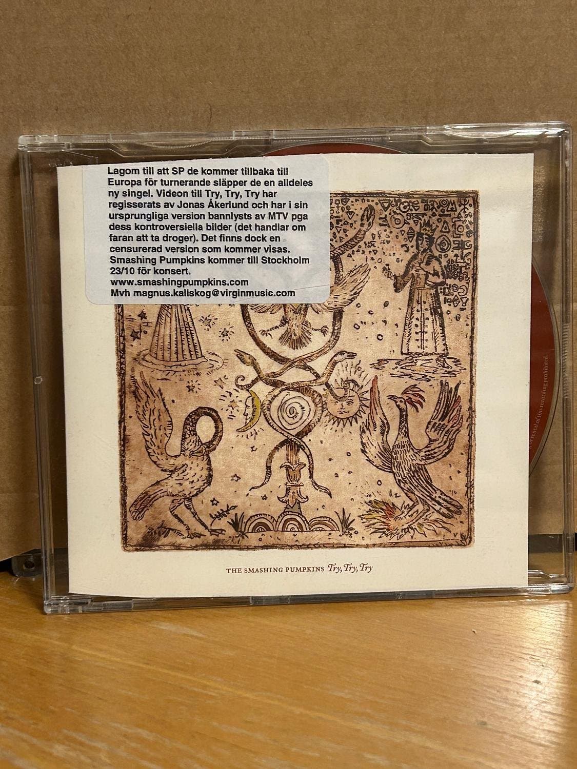 The Smashing Pumpkins - Try, Try, Try, CD singl.. | Köp på Tradera ...
