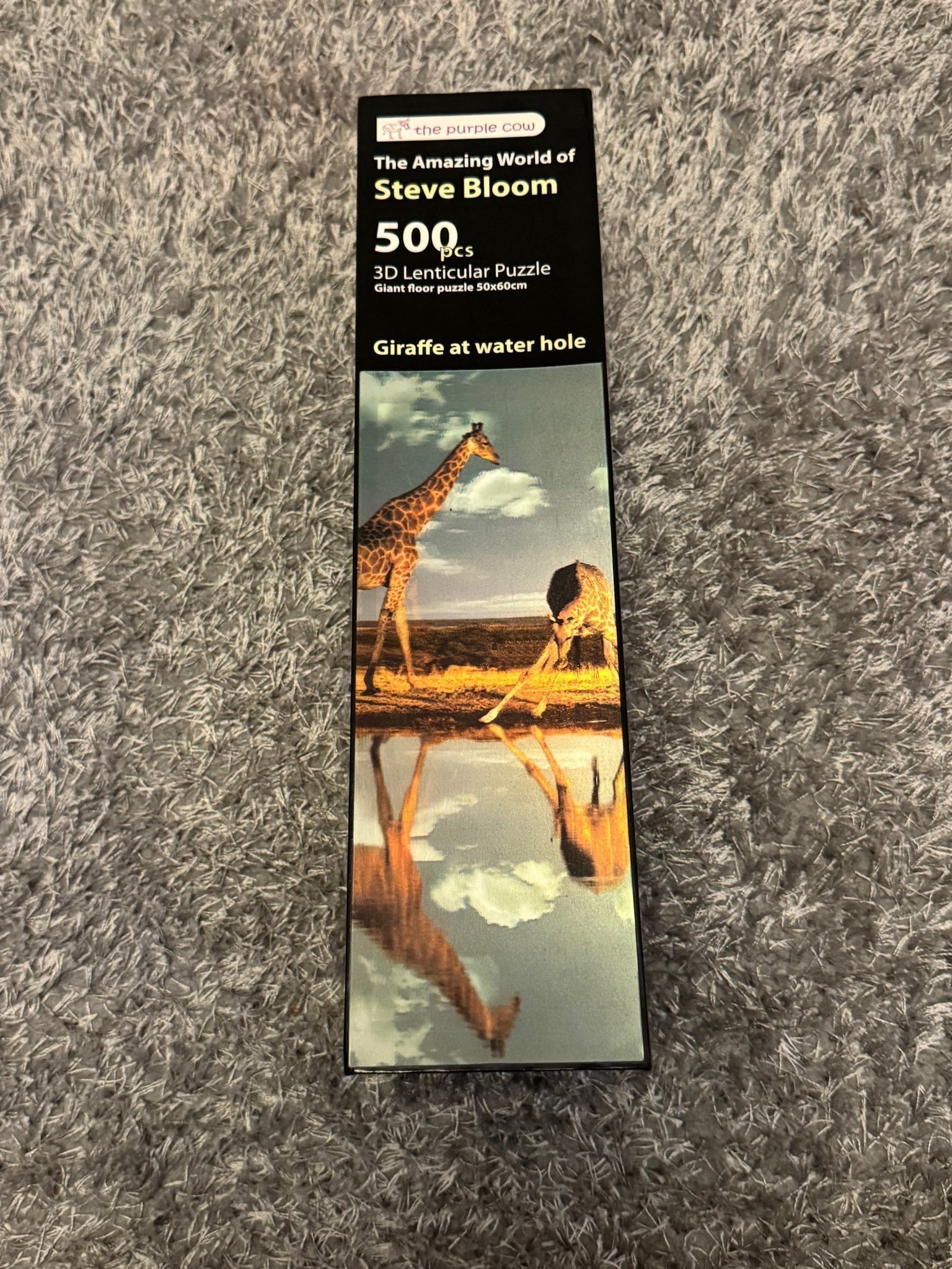 3D Pussel The Purple Cow med motivet Giraffe at.. | Köp på Tradera ...