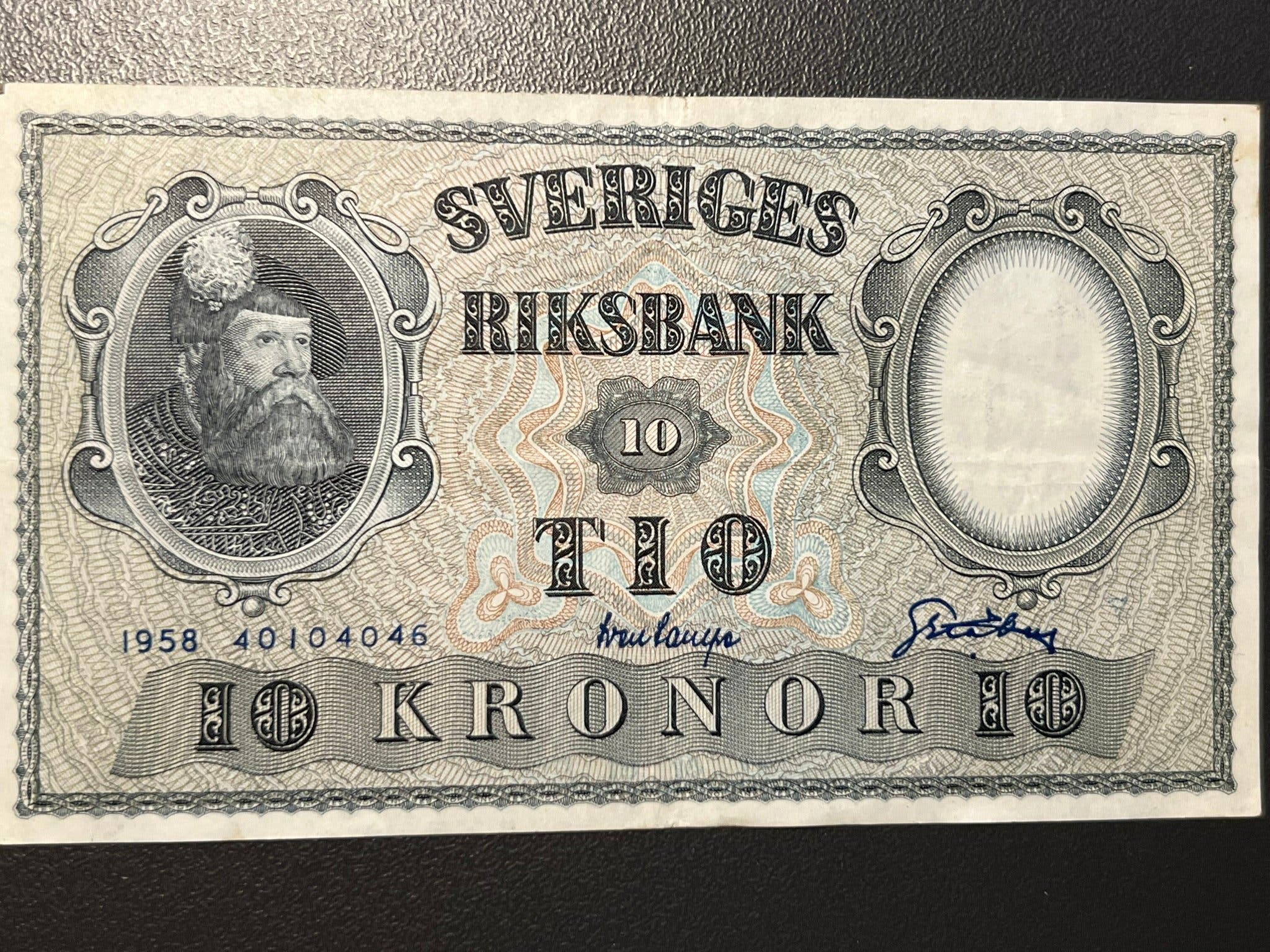 Svensk 10 Kronors sedel | Köp på Tradera (656331326)
