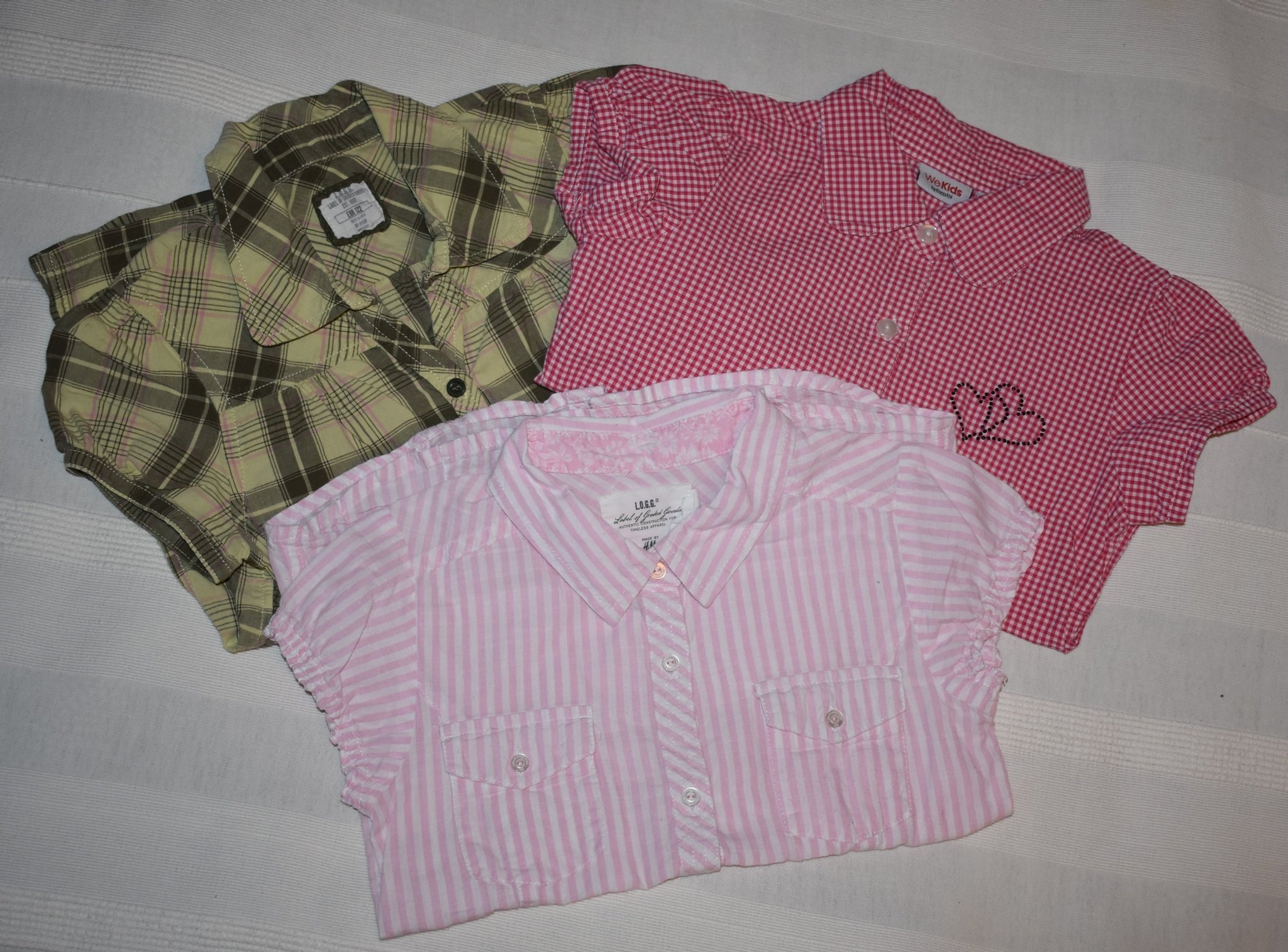 Tre kortärmade blusar strl 122-128 H&M och Kapp.. | Köp på Tradera ...