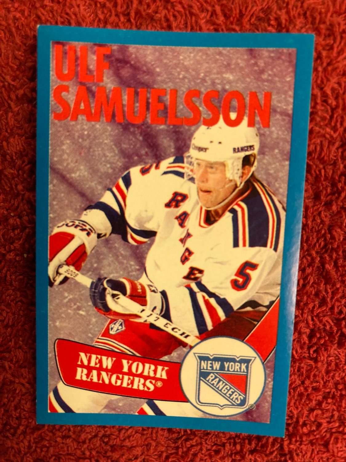 ULF SAMUELSSON - NY RANGERS - NHL HOCKEY STICKE.. | Köp på Tradera ...