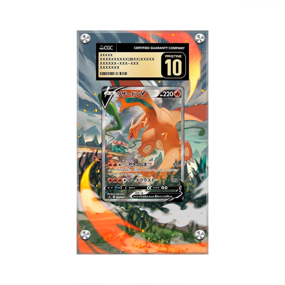 Charizard V 154/172 - Pokémon CGC.. | Köp från Kamizone på Tradera ...