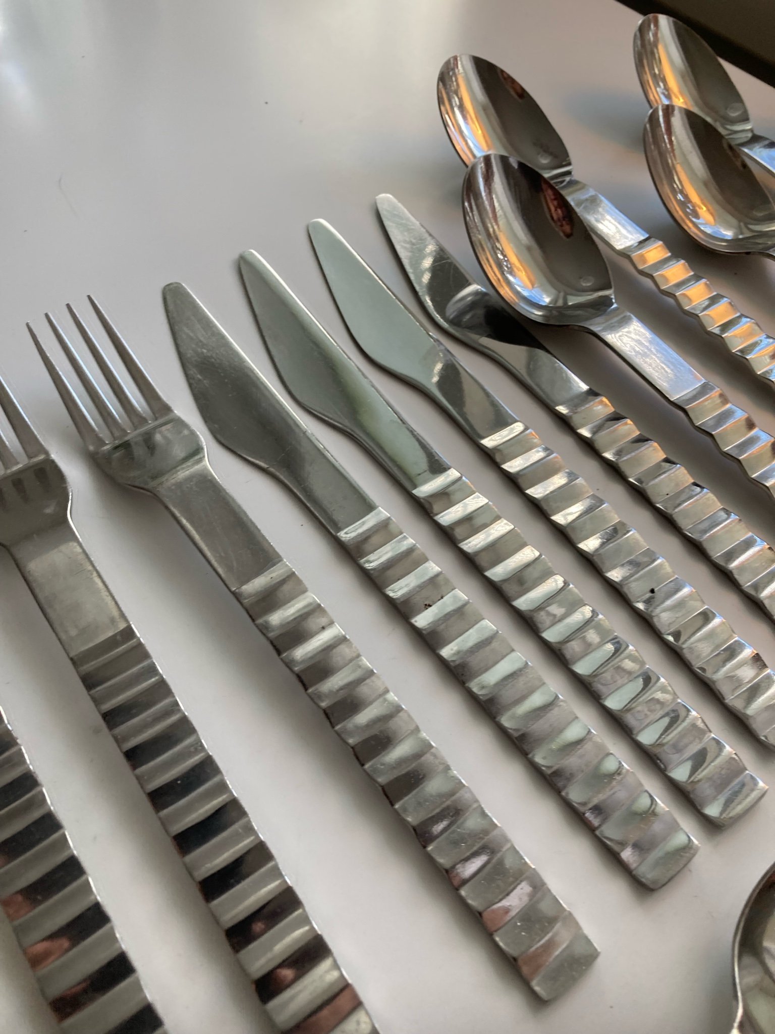 Ikea rostfria Bestick Zigzack. | Köp på Tradera (697639610)