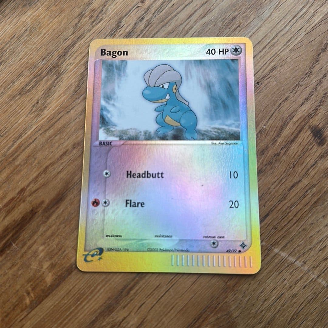 Bagon Reverse Holographic Ex Dragon Pokémonkort | Köp på Tradera ...
