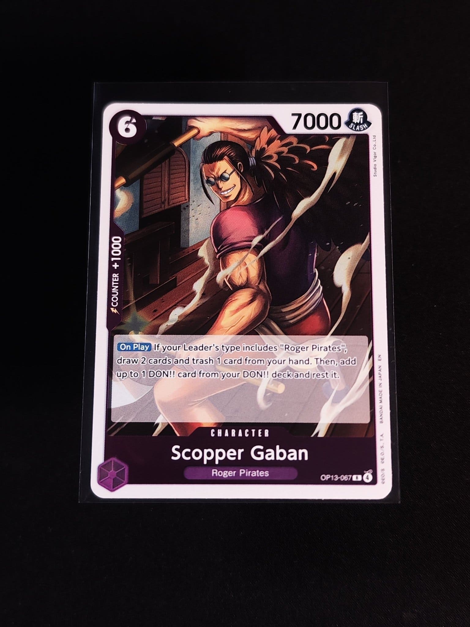 Scopper Gaban OP13-067 [Holo] - One Piece TCG | Köp på Tradera (716547357)