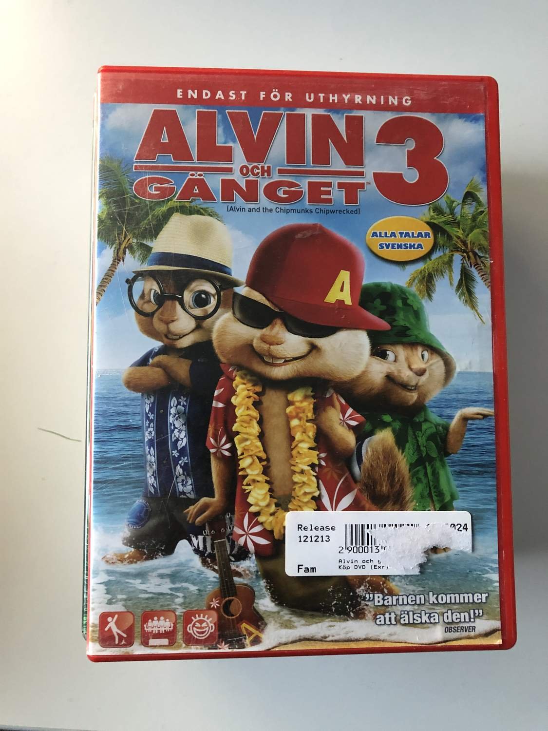 DVD Alvin och Gänget 3 - | Köp från FilmgruppenSverige på Tradera ...