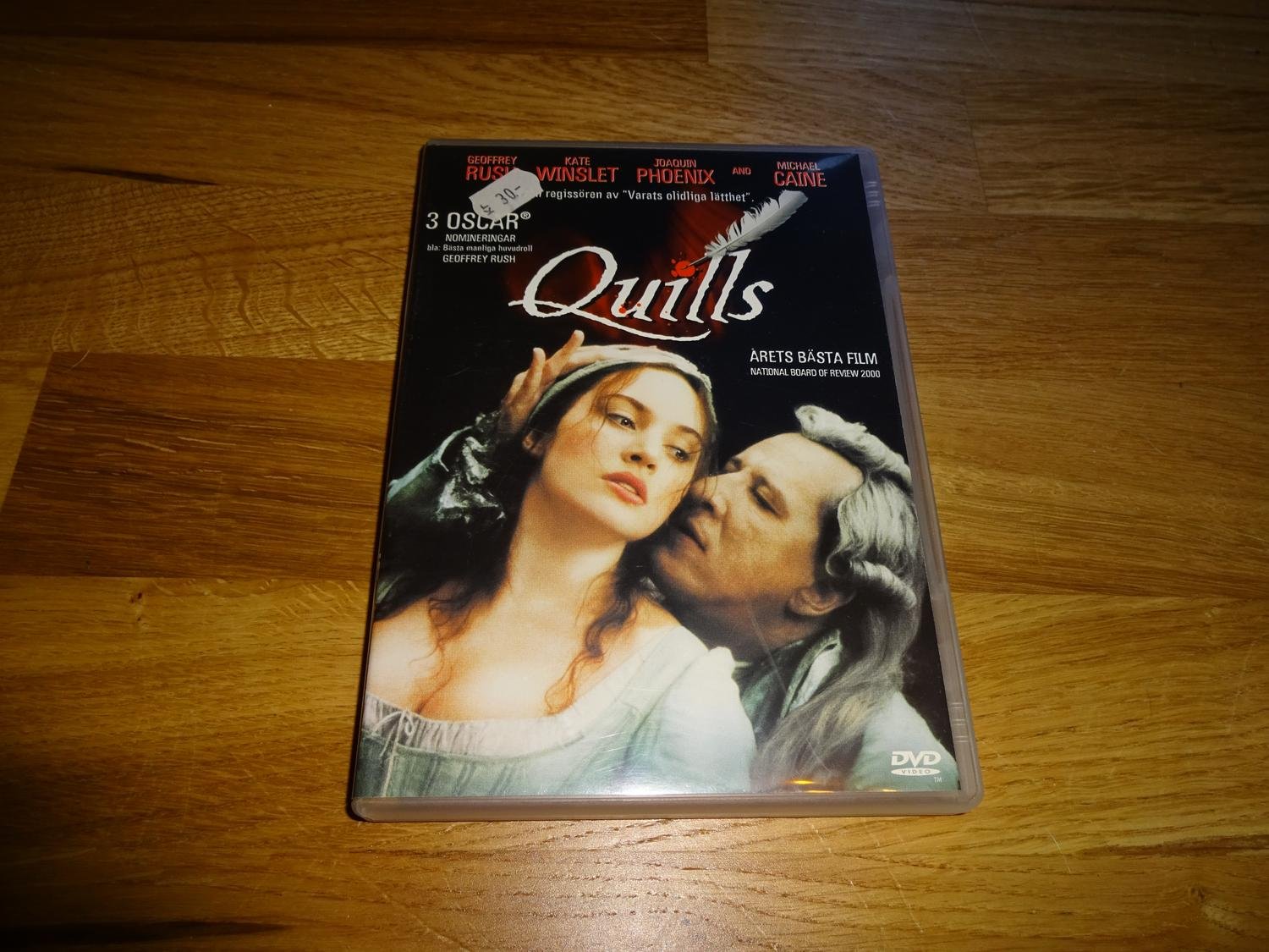 DVD-film: Quills (Geoffrey Rush, Ka.. | Köp från Blabom på Tradera ...