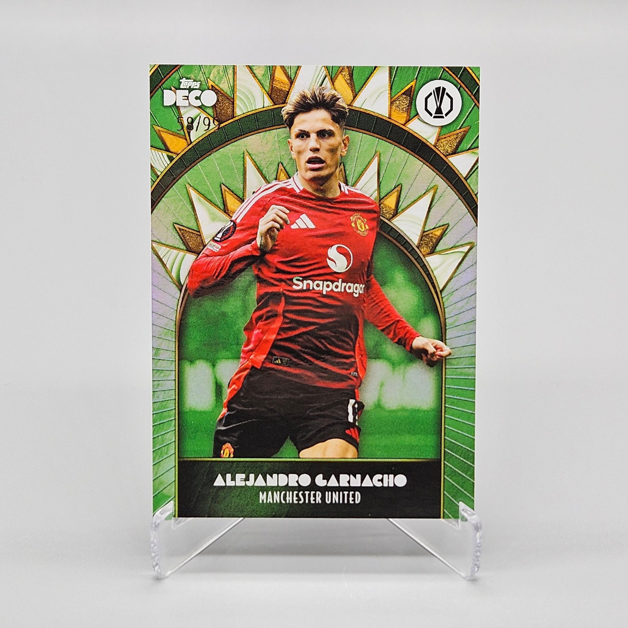Alejandro Garnacho /99 - Topps Deco 24/25 Manch.. | Köp på Tradera ...