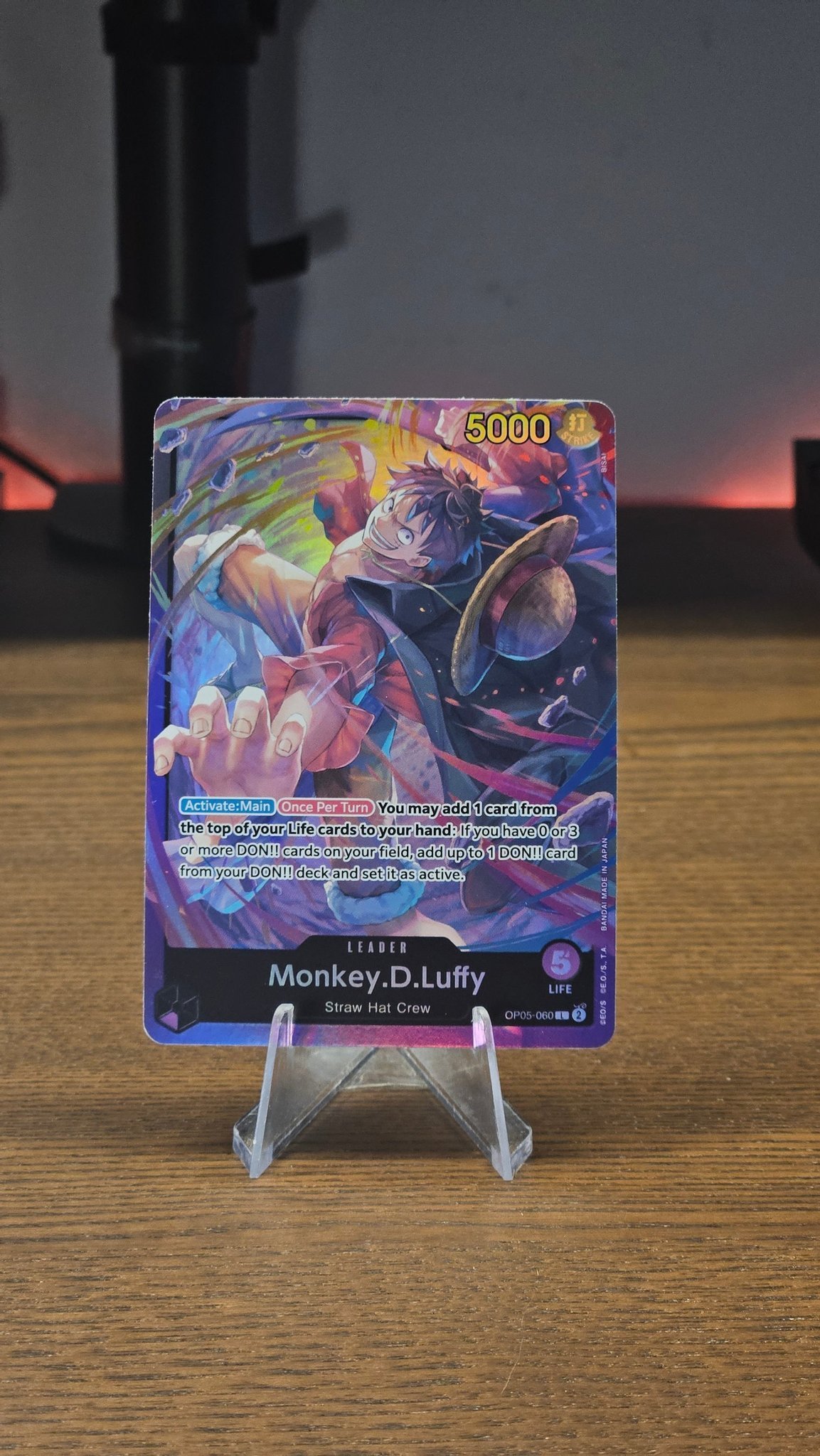 One Piece Monkey.D.Luffy OP05-060 - One Piece C.. | Köp på Tradera ...