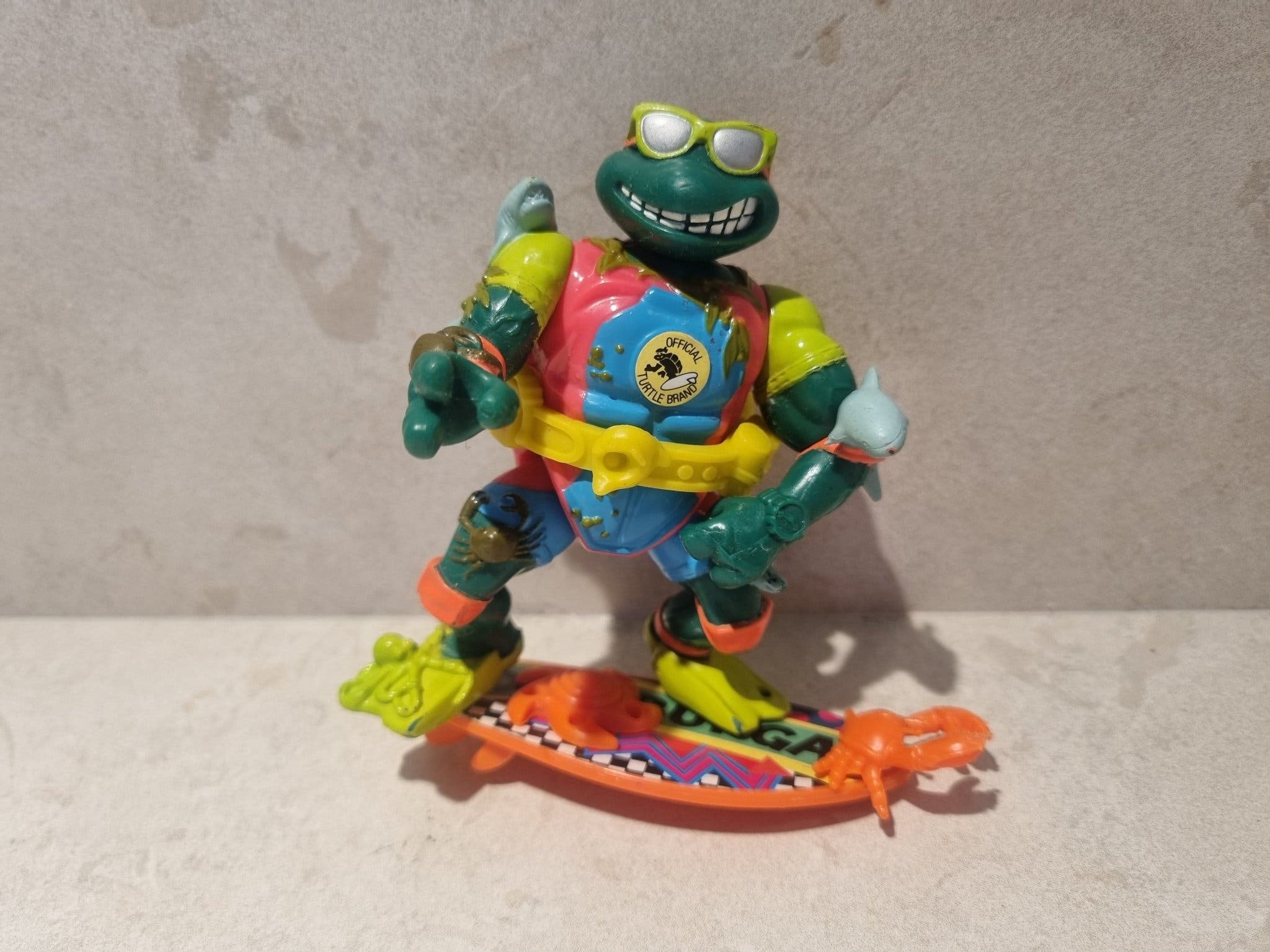 Turtles Mike the Sewer Surfer KOMPLETT 90-tal | Köp på Tradera (662335370)
