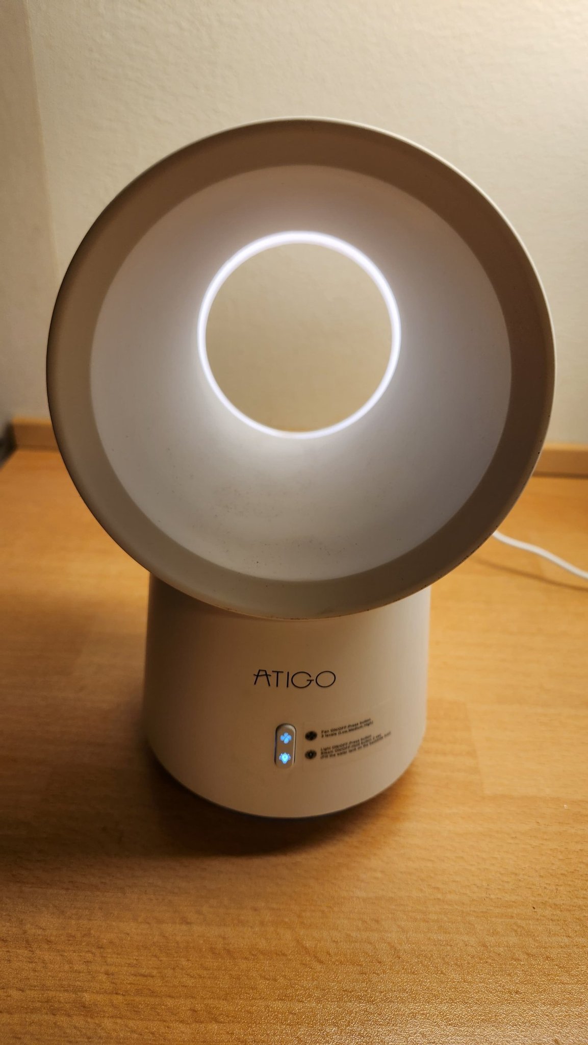 ATIGO Bladeless LED Fläkt Modell SS431-white | Köp på Tradera (706324892)