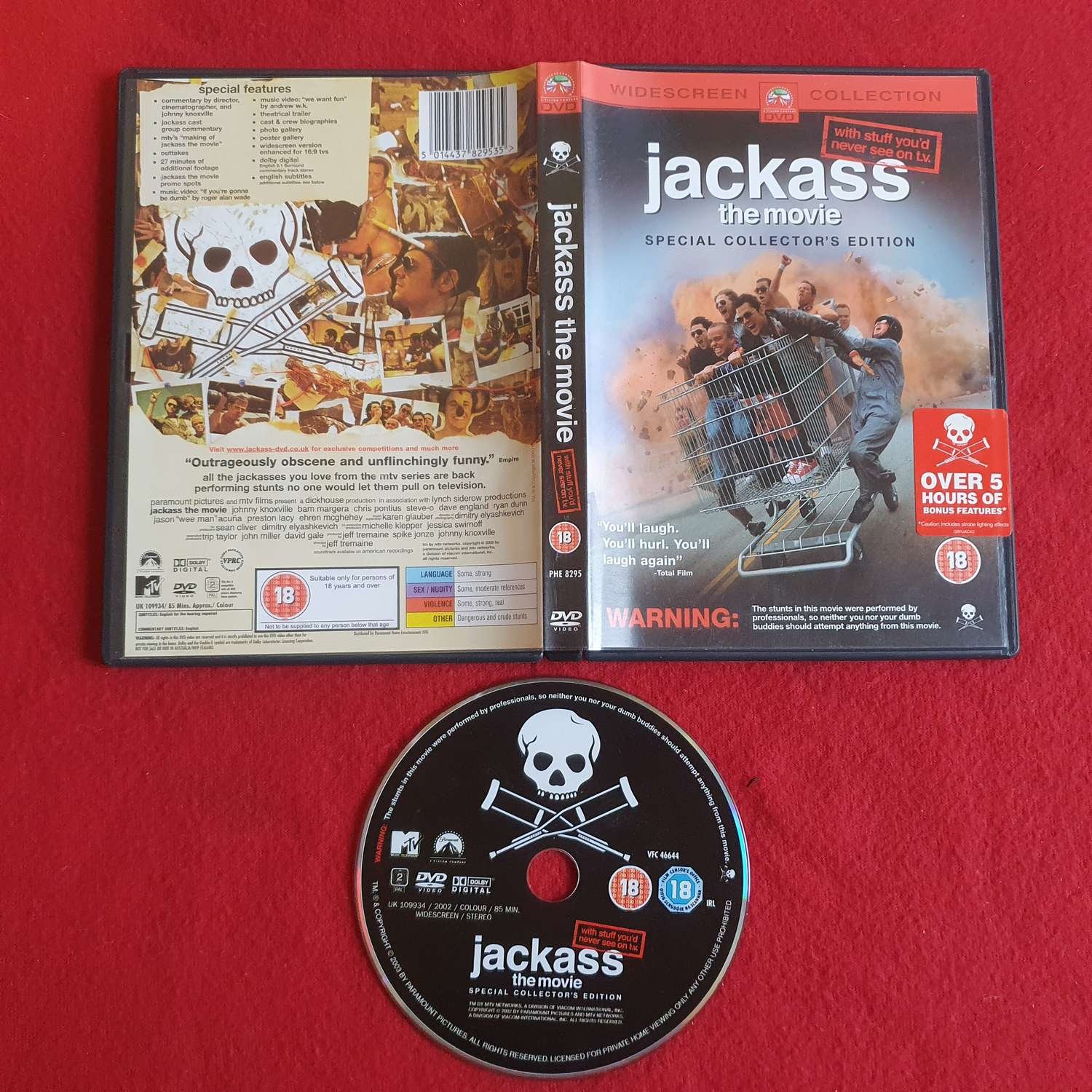 Se produkter som liknar JACKASS THE MOVIE till DVD på Tradera (630327079)