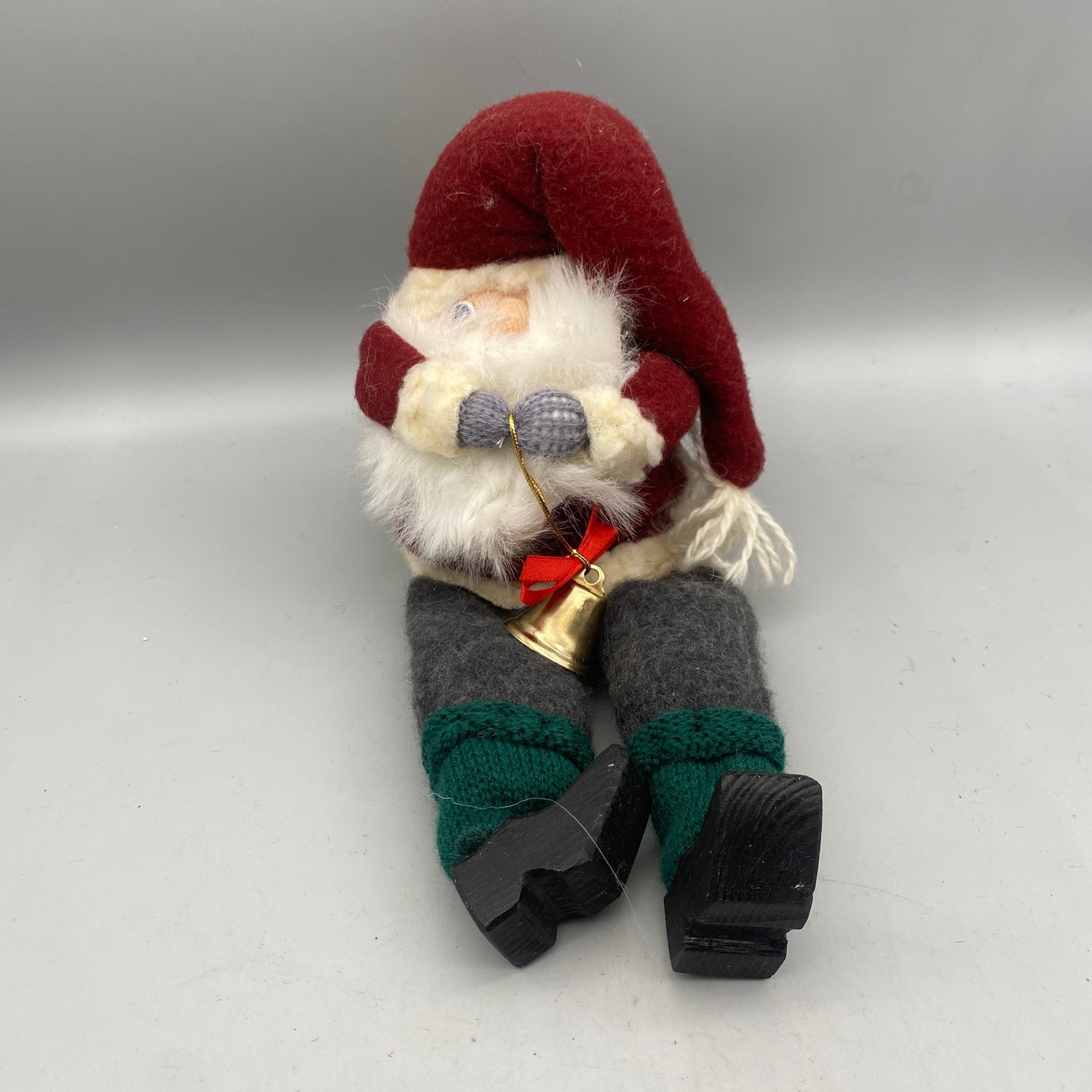 Tomte i textil, sittande 15 cm | Köp på Tradera (711910136)