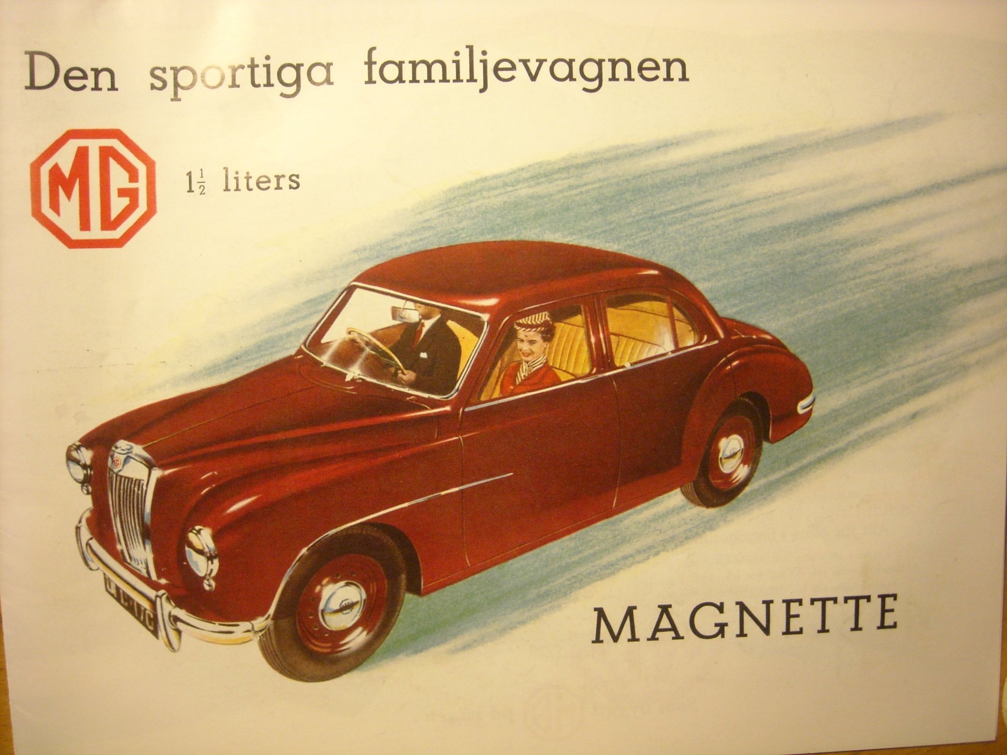 MG Magnette Ett nytryck av en äldre försäljning.. | Köp på Tradera ...