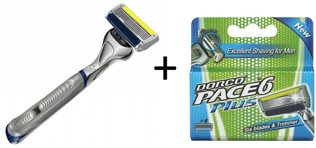 Dorco Pace6 Plus rakhyvel + 5 ra.. (317269860) ᐈ BodyAndHomeShop på Tradera