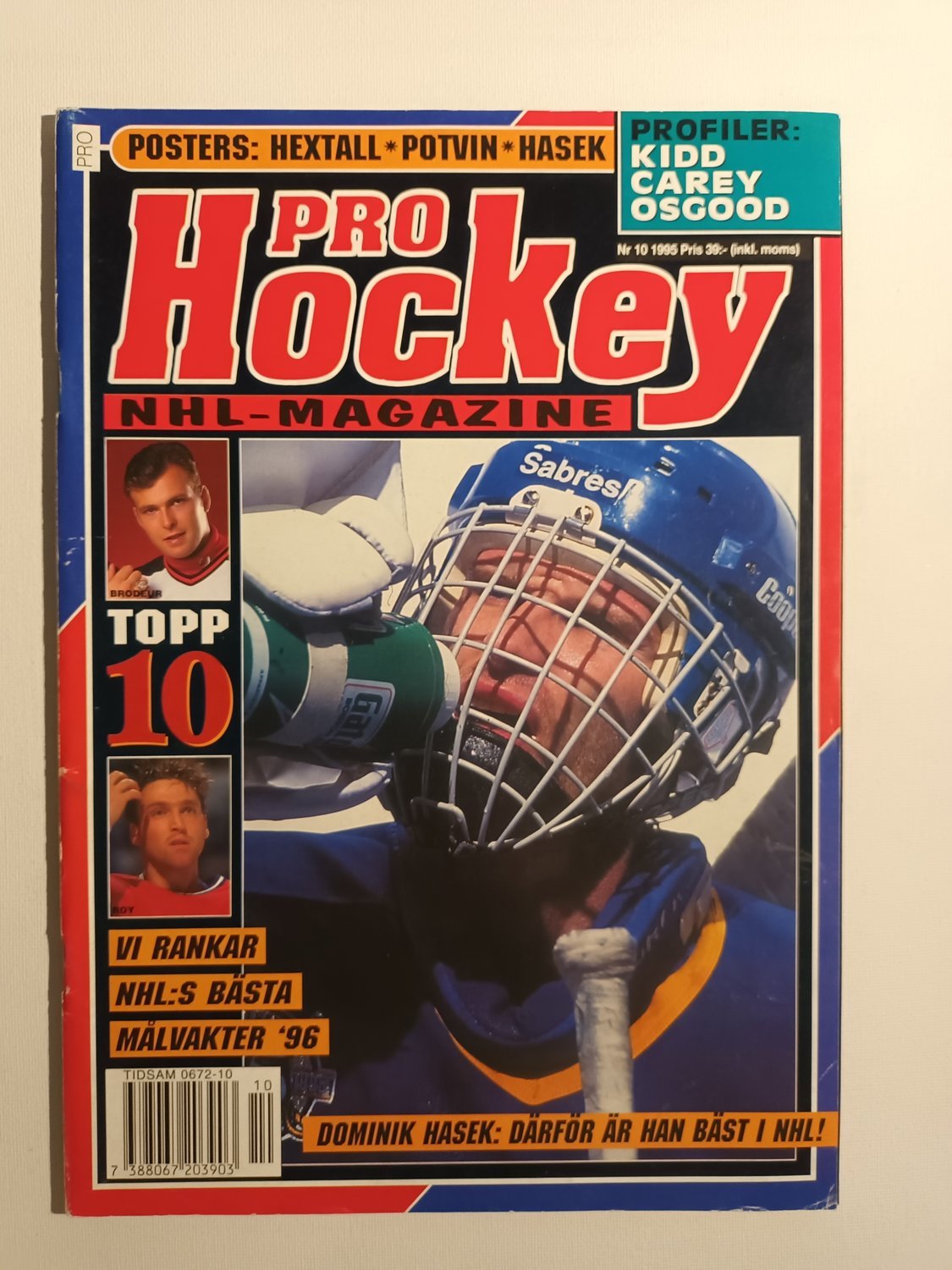 Nr 10 - 1995 Pro Hockey NHL Magazine + Poster (.. | Köp på Tradera ...