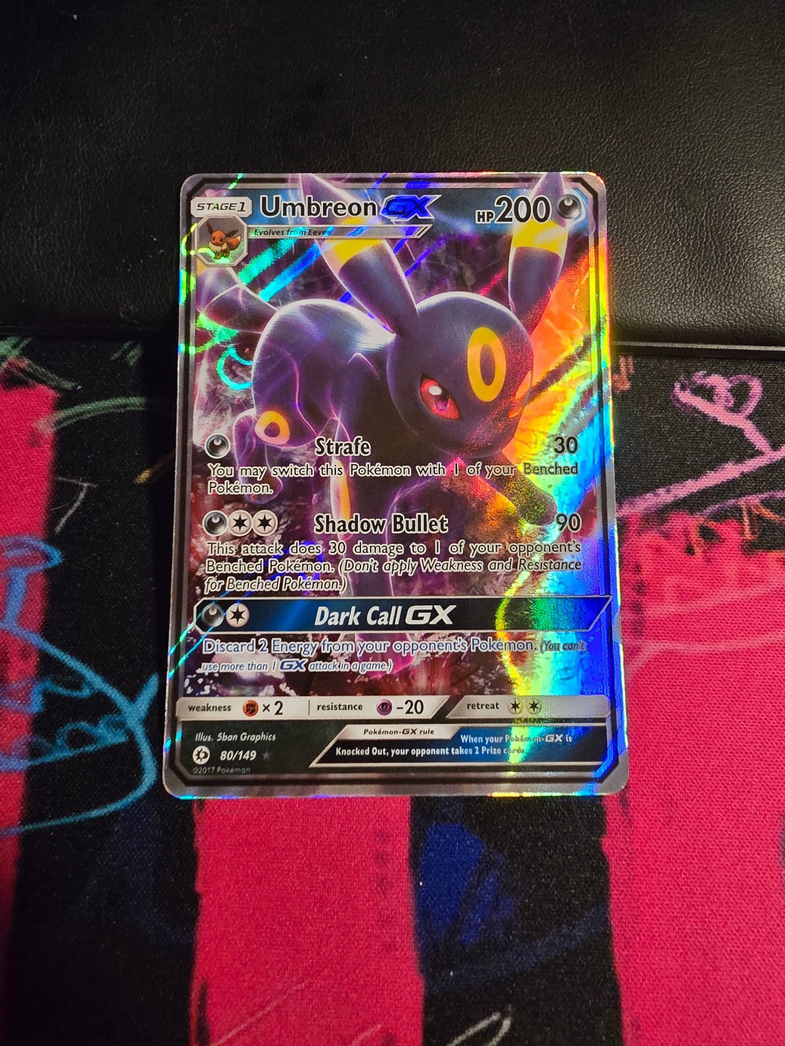 Umbreon GX 80/149 Holo Ultra Rare Sun & Moon Po.. | Köp på Tradera ...