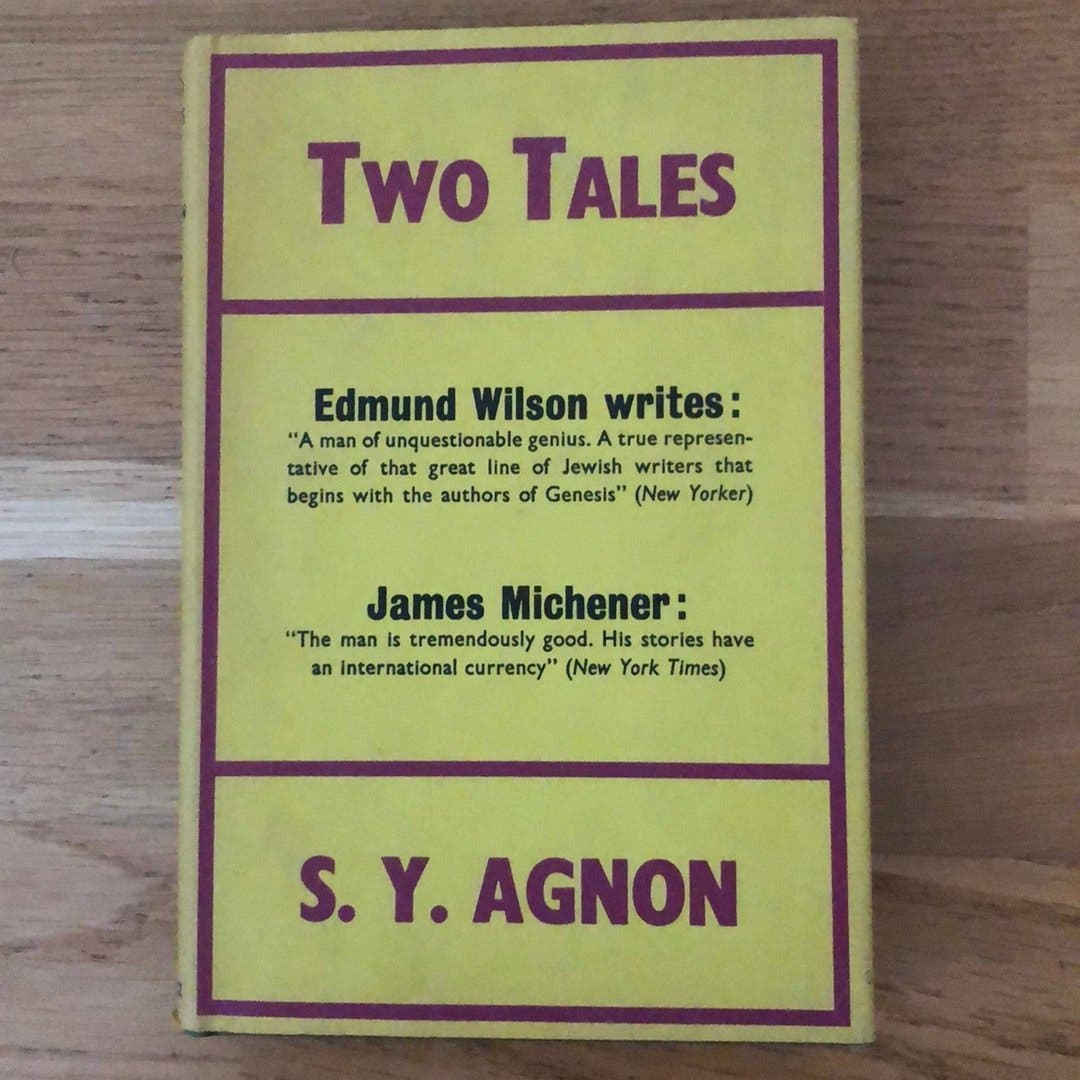 Se produkter som liknar Two Tales av SY Agnon. Tryckt.. på Tradera ...