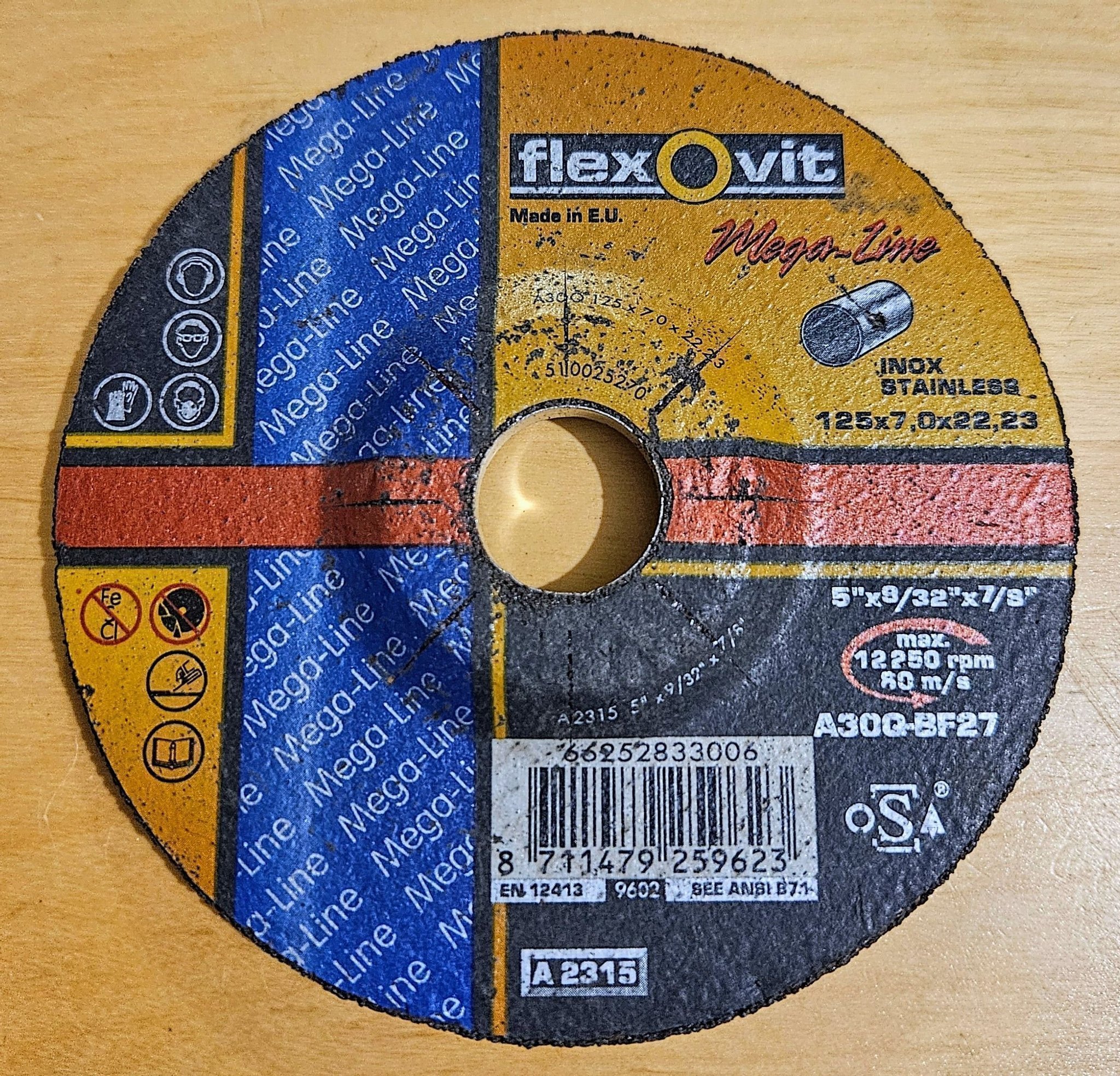 Flexovit Mega-Line Slipskiva. NY! | Köp på Tradera (688349378)