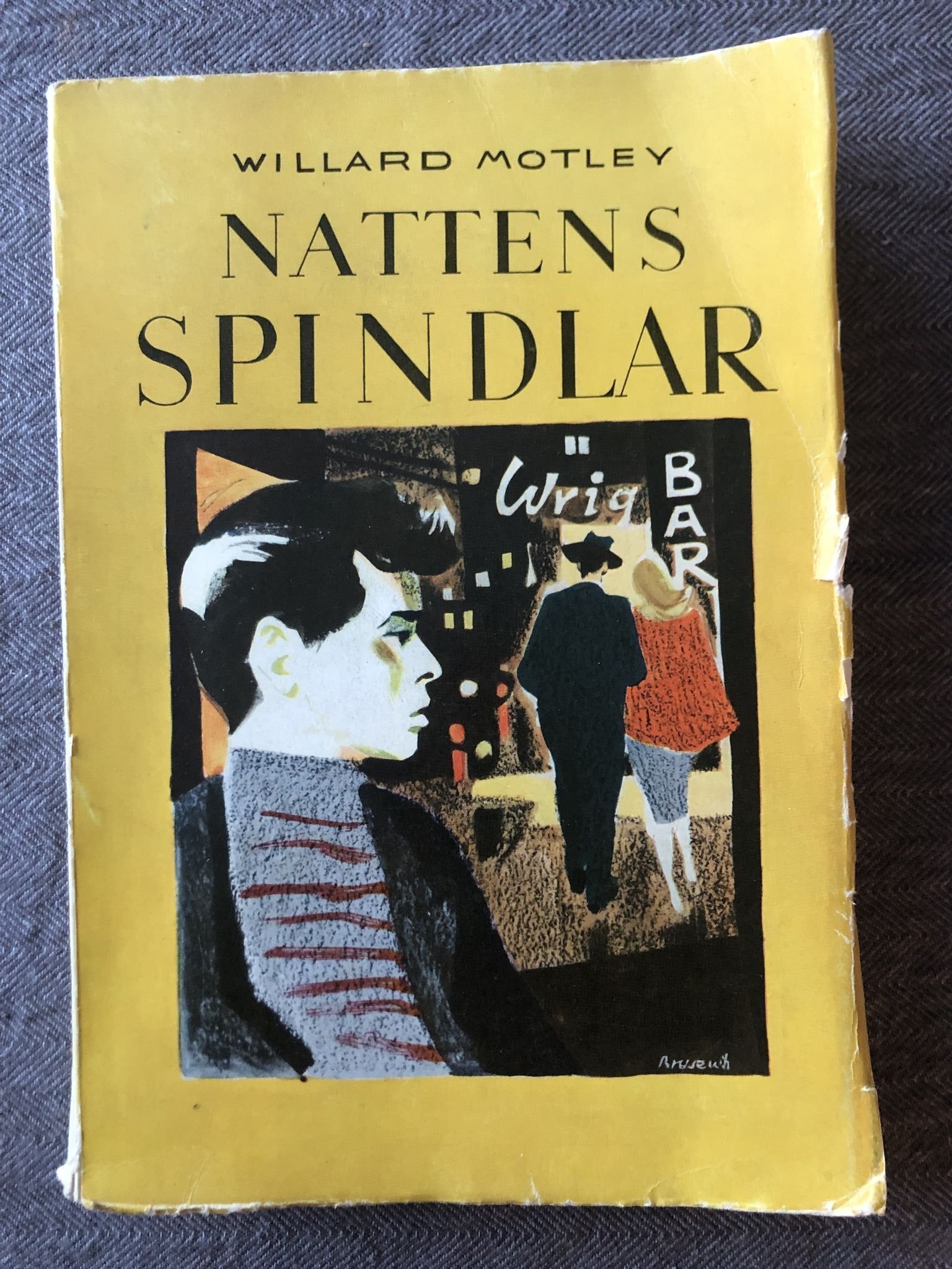 Willard Motley - Nattens spindlar (1959) | Köp på Tradera (712833441)