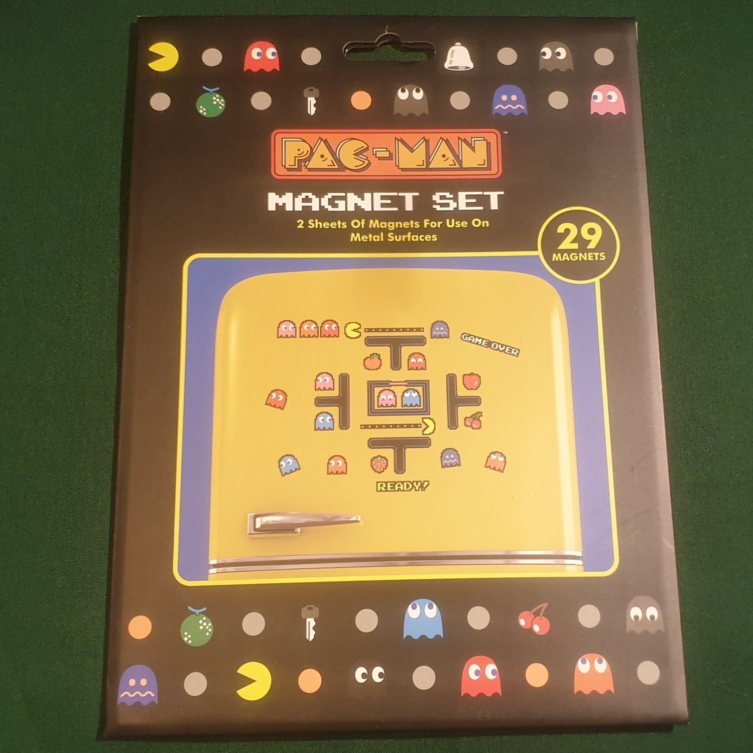 Pac-Man magnet set kylskåps magnet pack | Köp på Tradera (622188621)