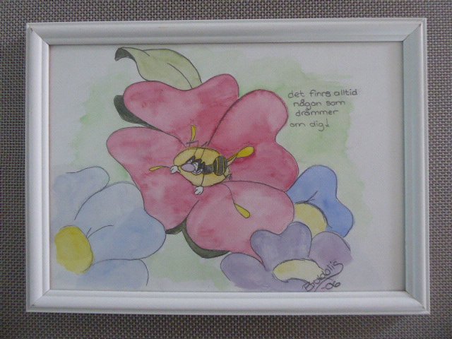 Retro/vintage tavla med text ”Det finns alltid .. | Köp på Tradera ...