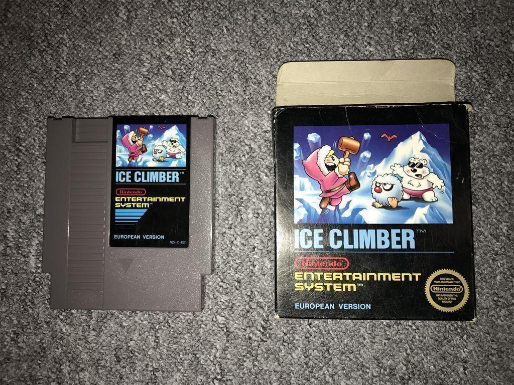 Ice climber Nintendo 8 bit med kartong på Tradera.com - Övriga spel