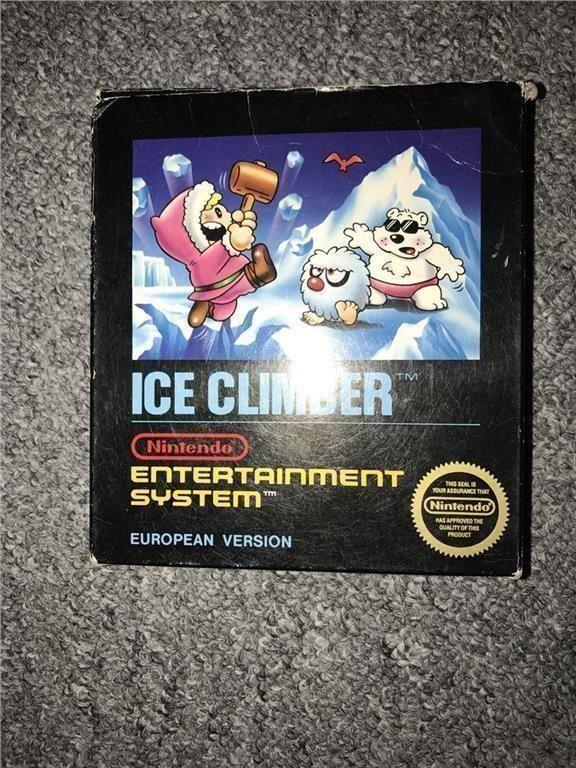 Ice climber Nintendo 8 bit med kartong på Tradera.com - Övriga spel