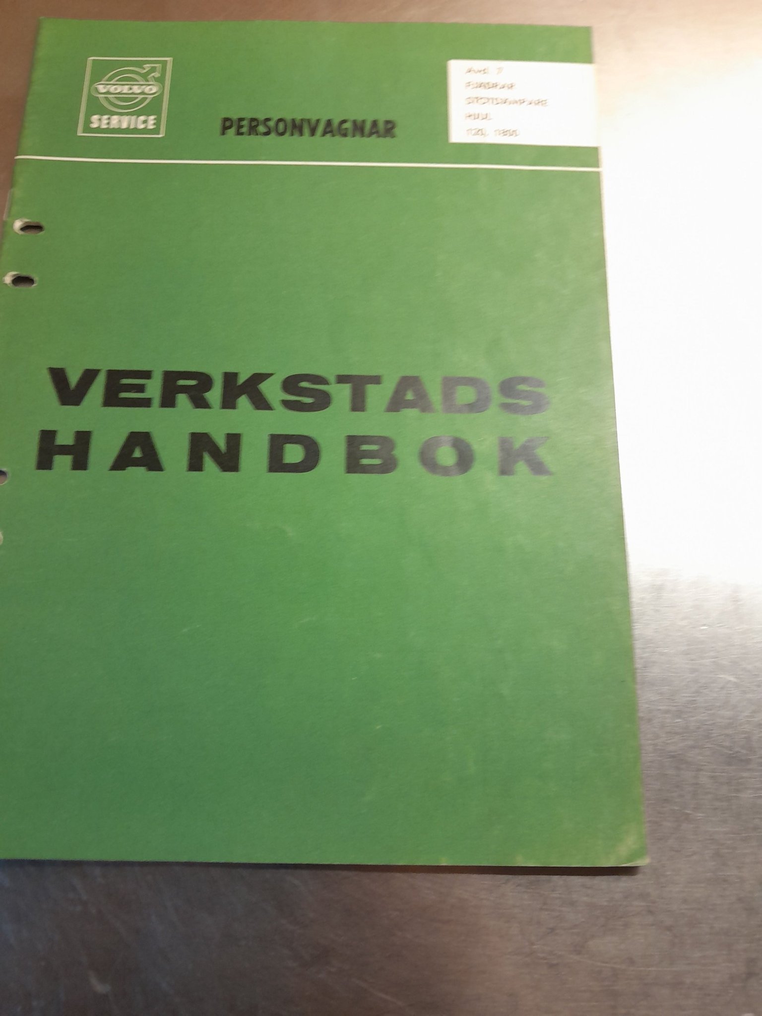 Verkstadshandbok Volvo Personvagnar 120, 1800 -.. | Köp på Tradera ...