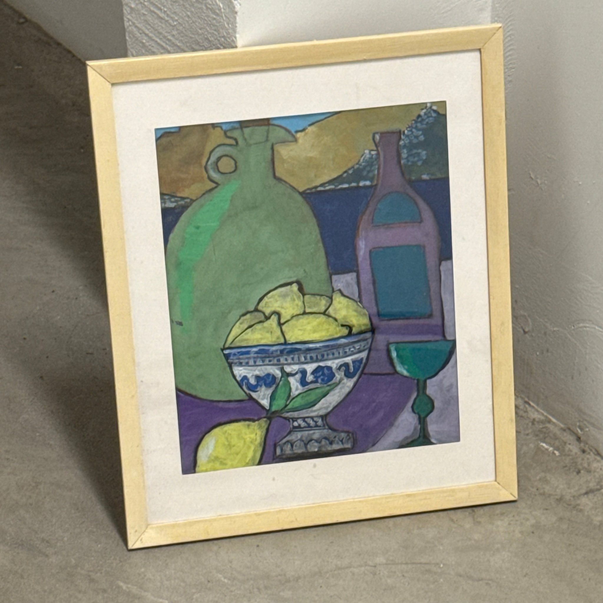 “Summer in the Cyclades” – Akryl på kartong (A3.. | Köp på Tradera ...