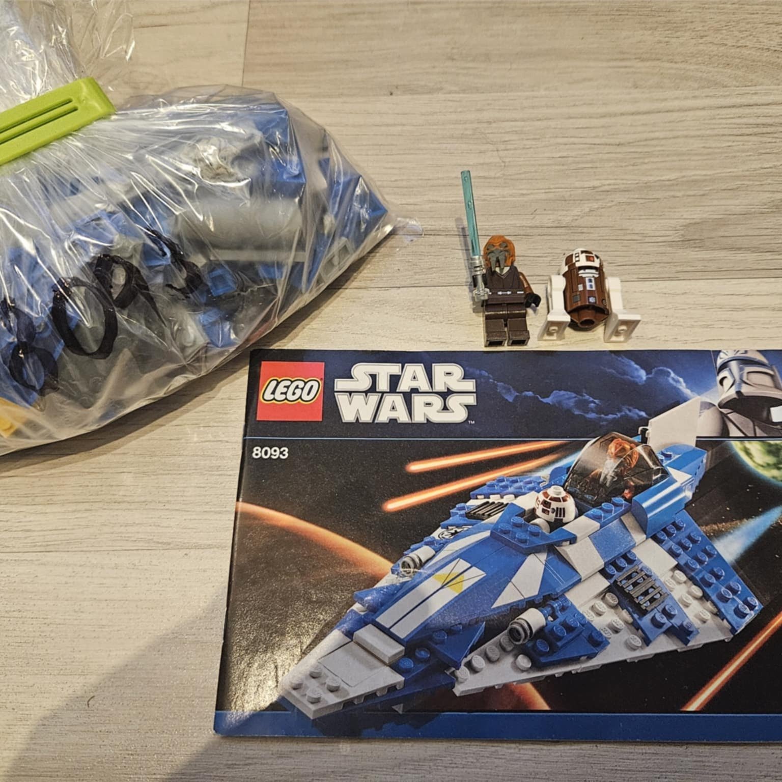 LEGO Star Wars Plo Koon's Jedi Starfighter (8093) | Köp på Tradera ...