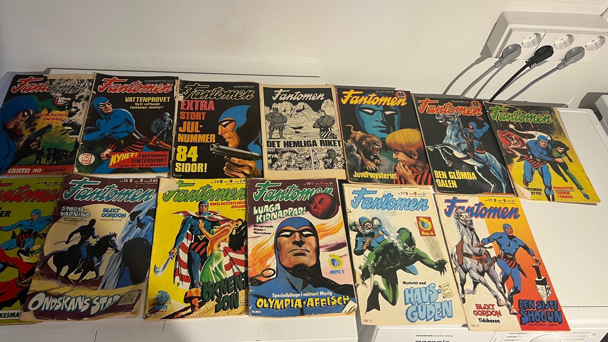 Parti av Fantomen tidningar från 1970-talet | Köp på Tradera (695543628)
