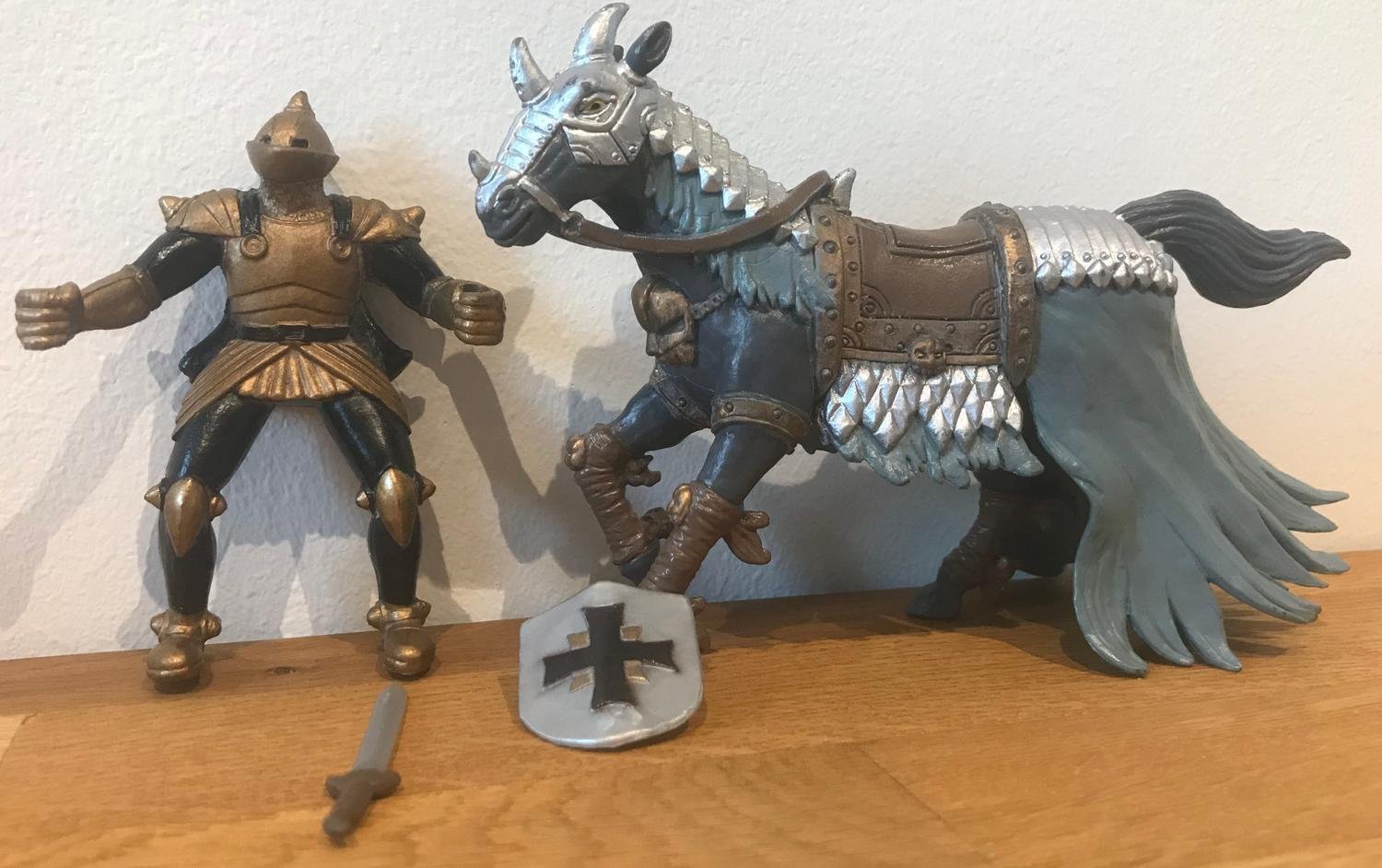 Riddare - Riddare med häst figure och med avtag.. | Köp på Tradera ...