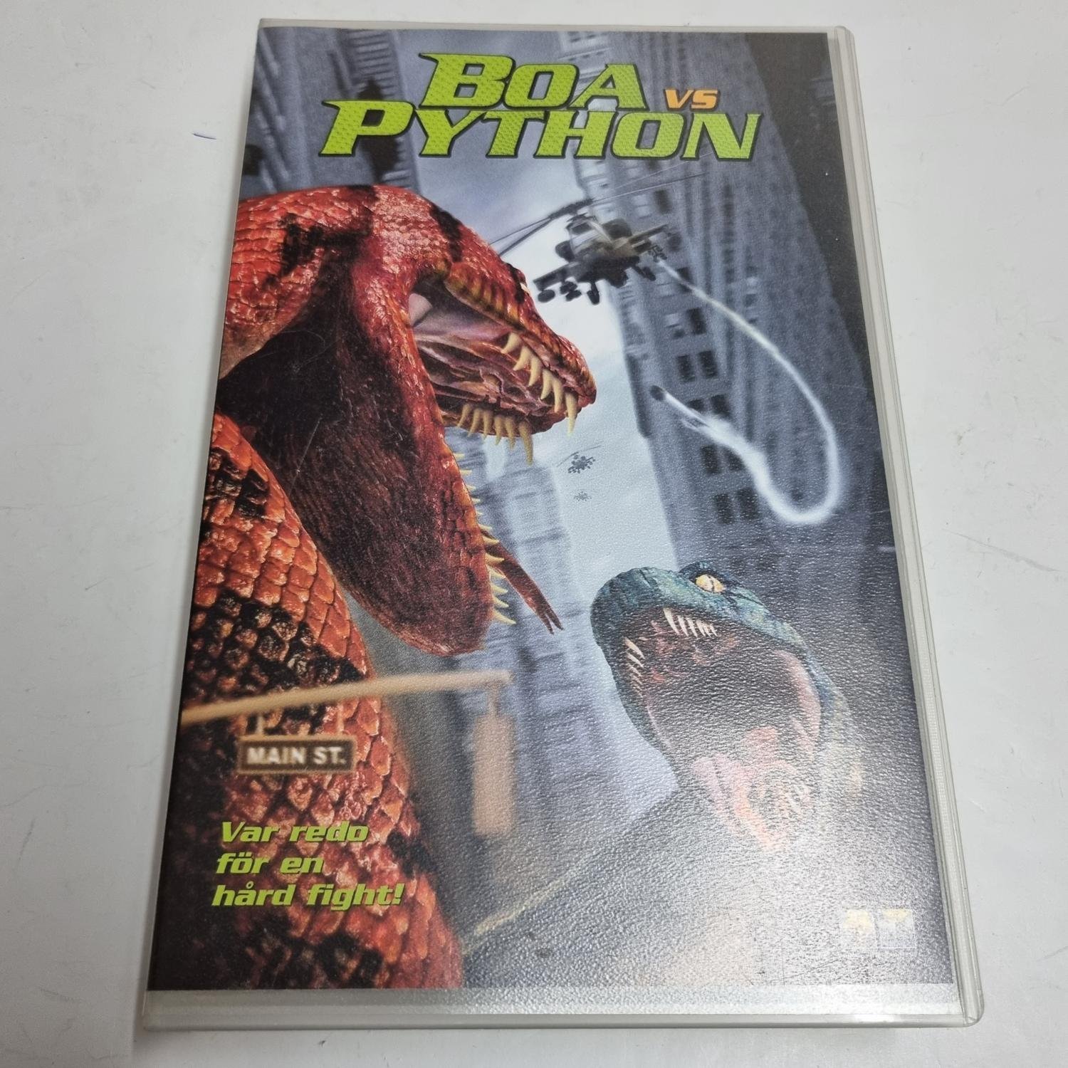 Boa vs Python VHS film | Köp från Askers_grums på Tradera (622503187)