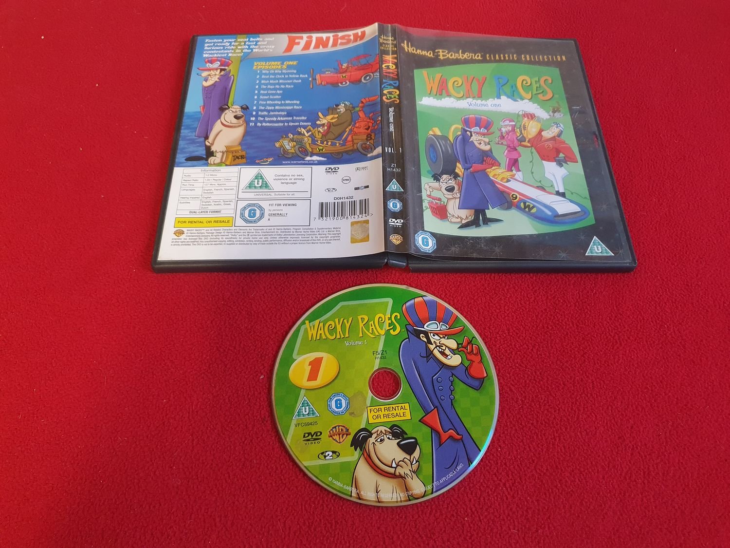 Se produkter som liknar WACKY RACES VOLUME 1 till DVD på Tradera ...