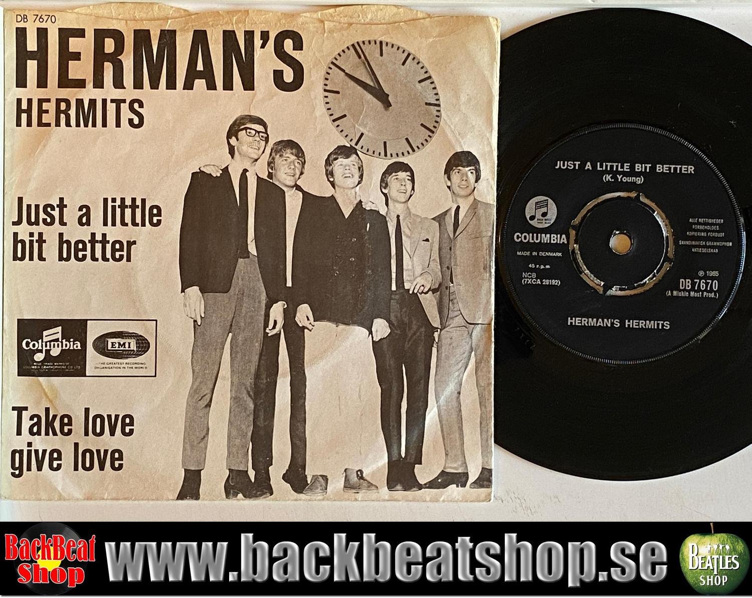 HERMAN'S HERMITS - JUST A LITTLE .. | Köp från backbeat på Tradera ...