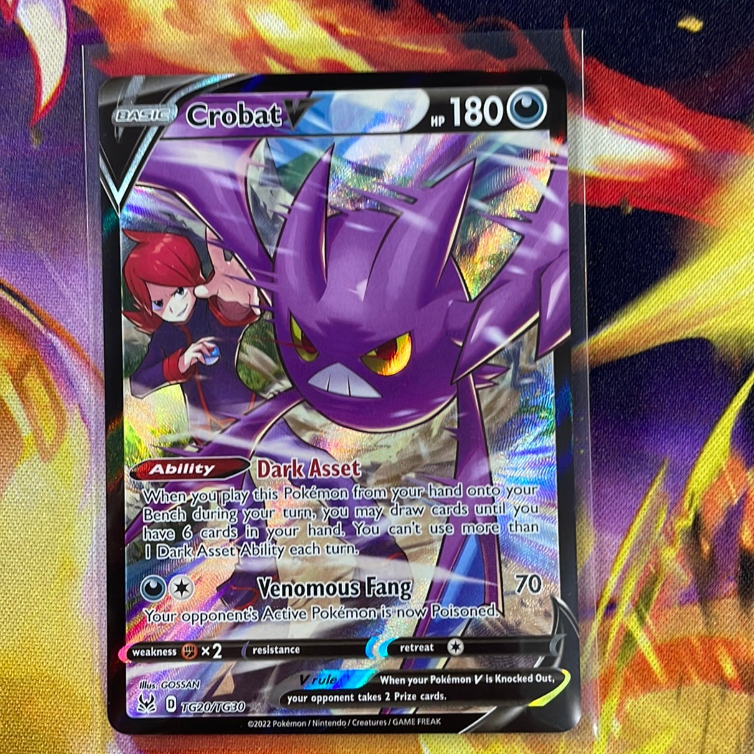 Crobat v full art secret rare alt art pokemon | Köp på Tradera (600066626)