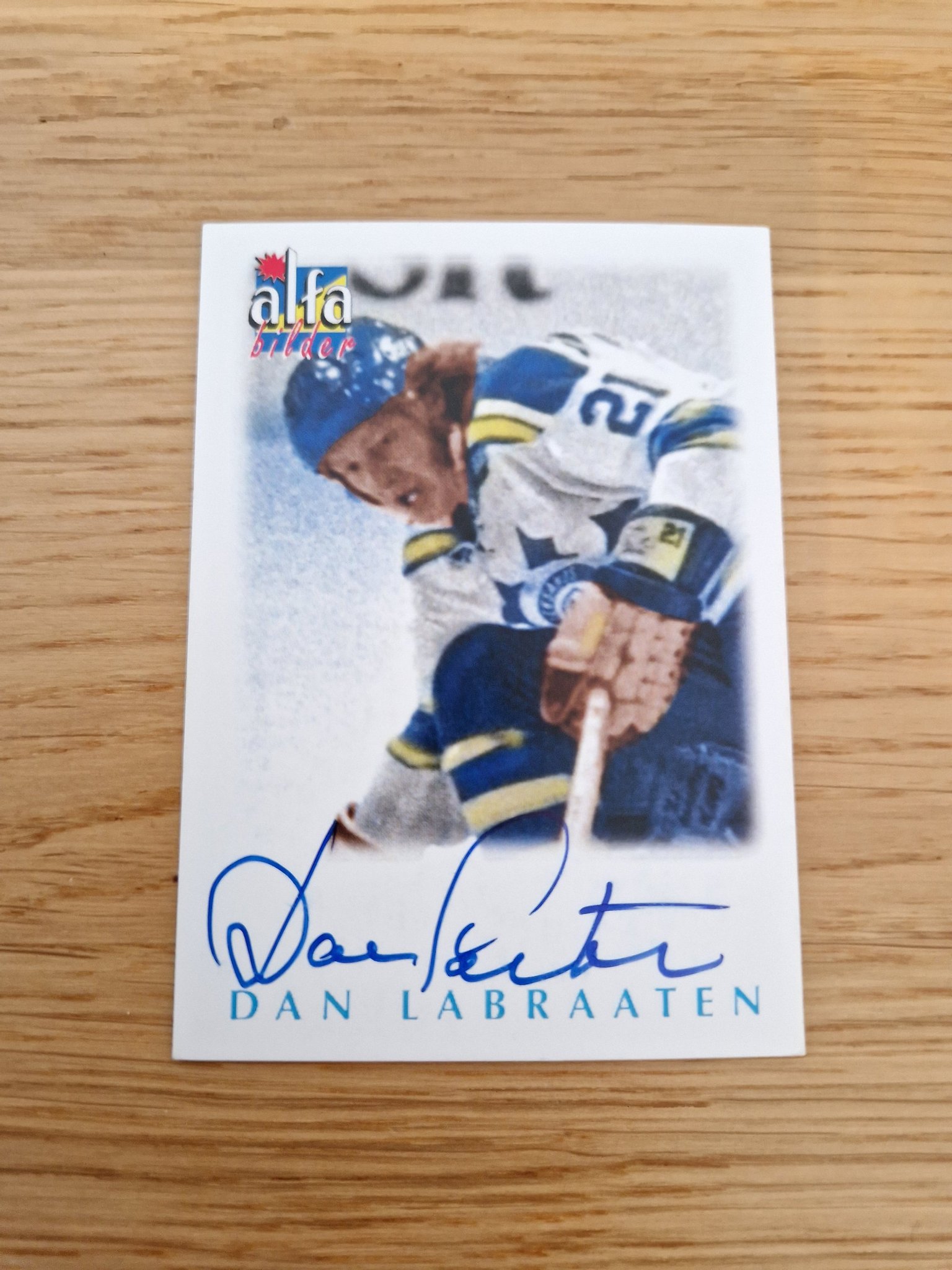 Dan Labraaten , Alfa autograf , Leksands IF , S.. | Köp på Tradera ...
