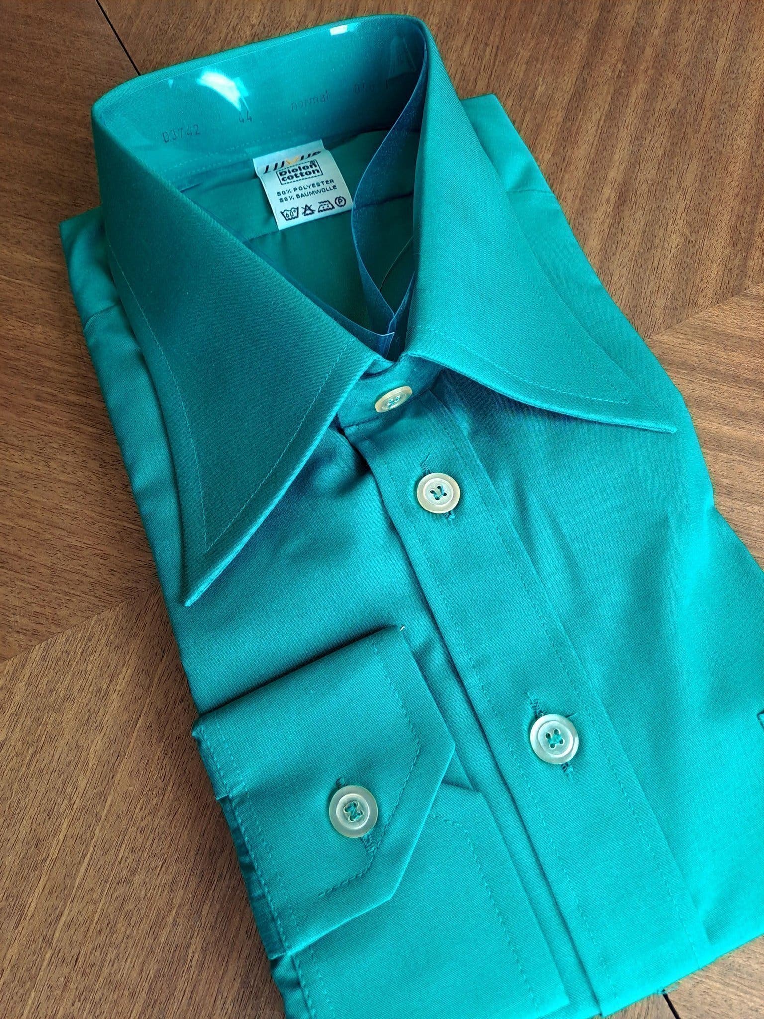 NOS VINTAGE 60-TAL 70-TAL Skjorta spearpoint sp.. | Köp på Tradera ...
