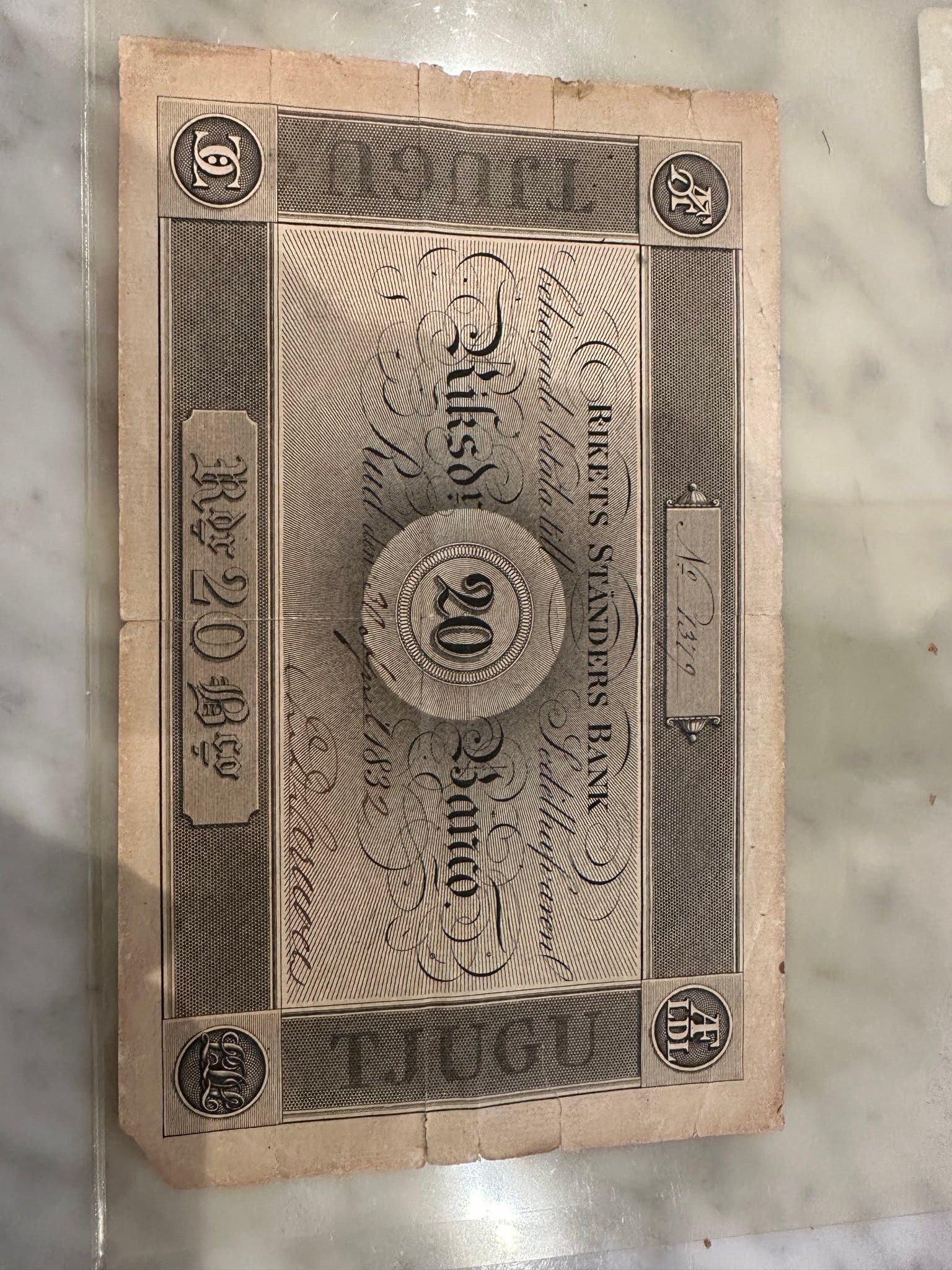 Se produkter som liknar Sedel - 20 Banco på Tradera (709548316)