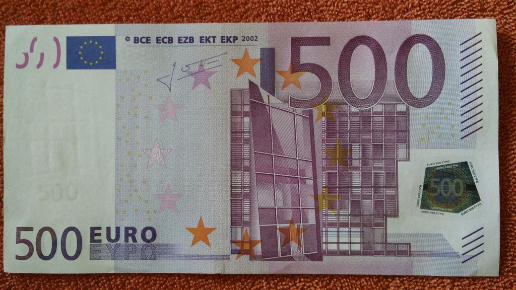 Sedel 500 euro på Tradera.com - EU-Sedlar | Euromynt & sedlar | Mynt