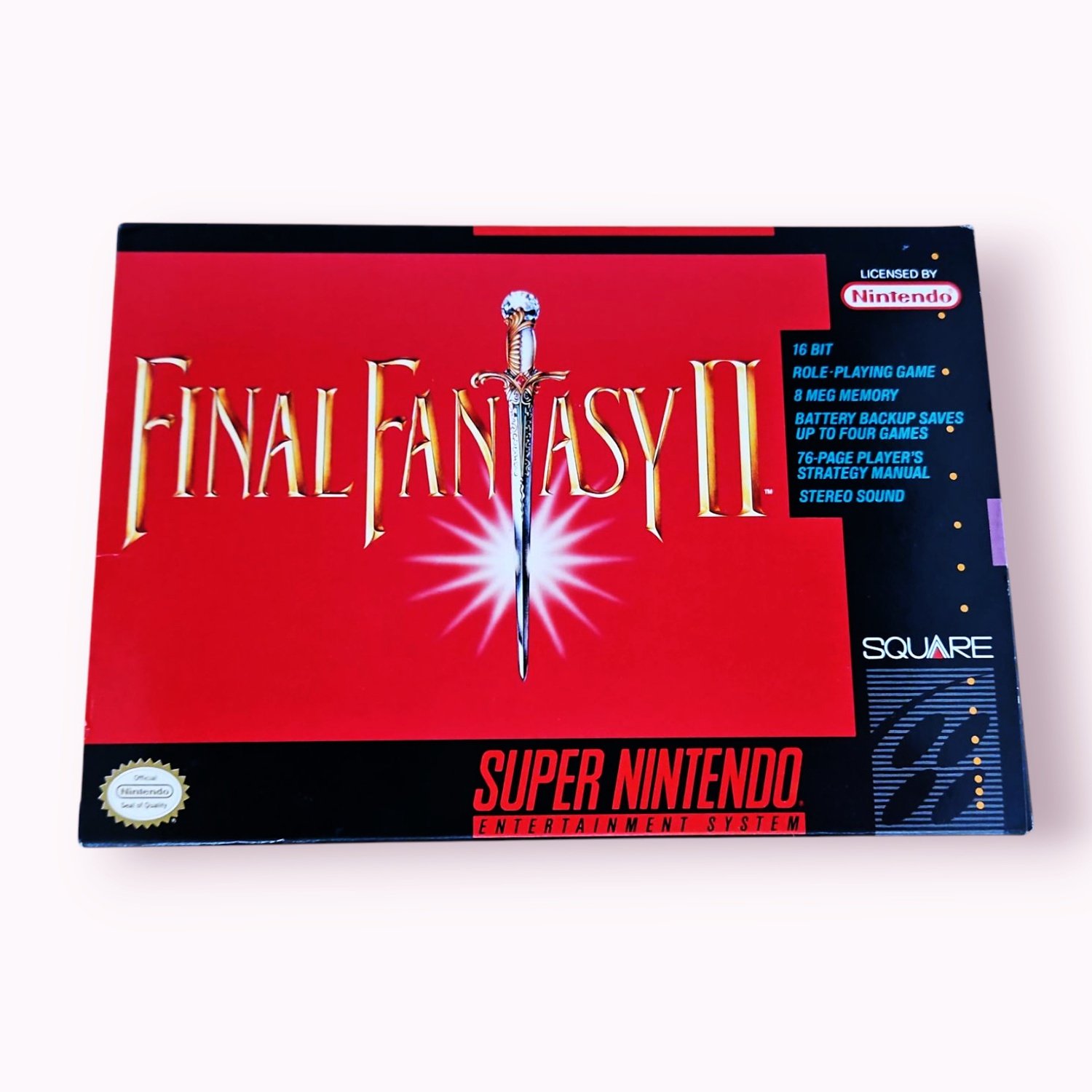 FINAL FANTASY II SNES NTSC USA MED.. | Köp från arkadnu på Tradera ...